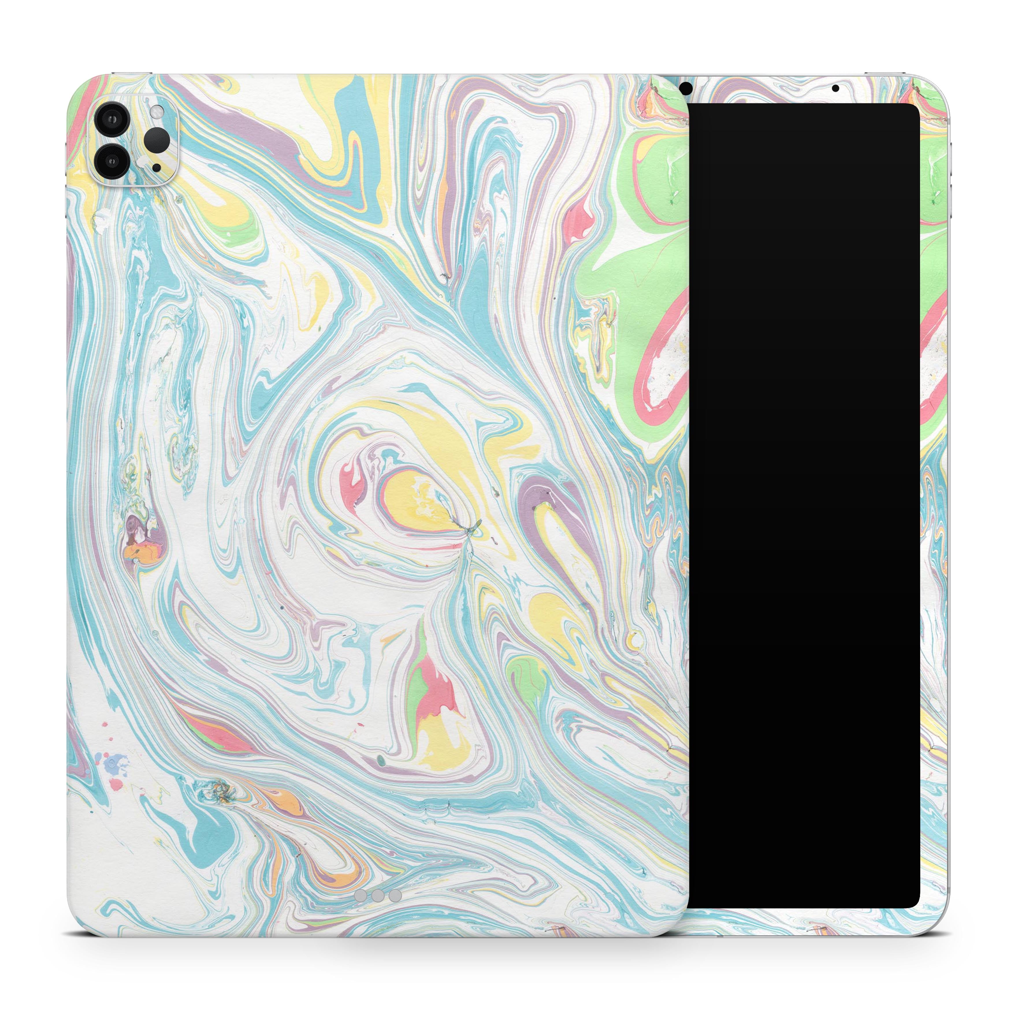 DesignSkinz Marbleized Swirling Candy Colors Full-Body Skin Decal Wrap ...