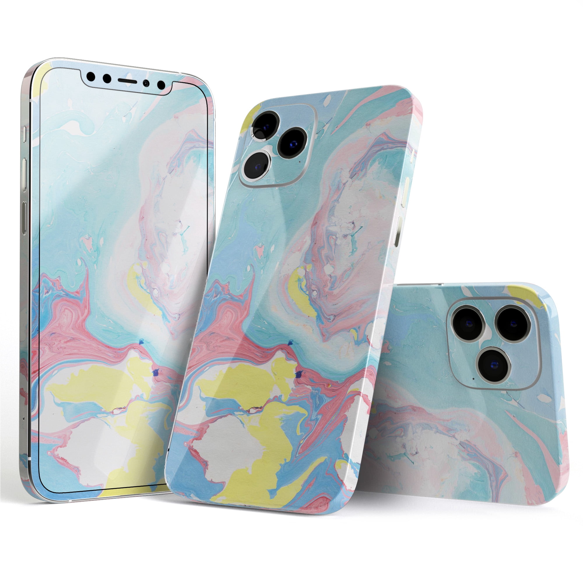 DesignSkinz Marbleized Swirling Cotton Candy Full-Body Skin Decal Wrap ...