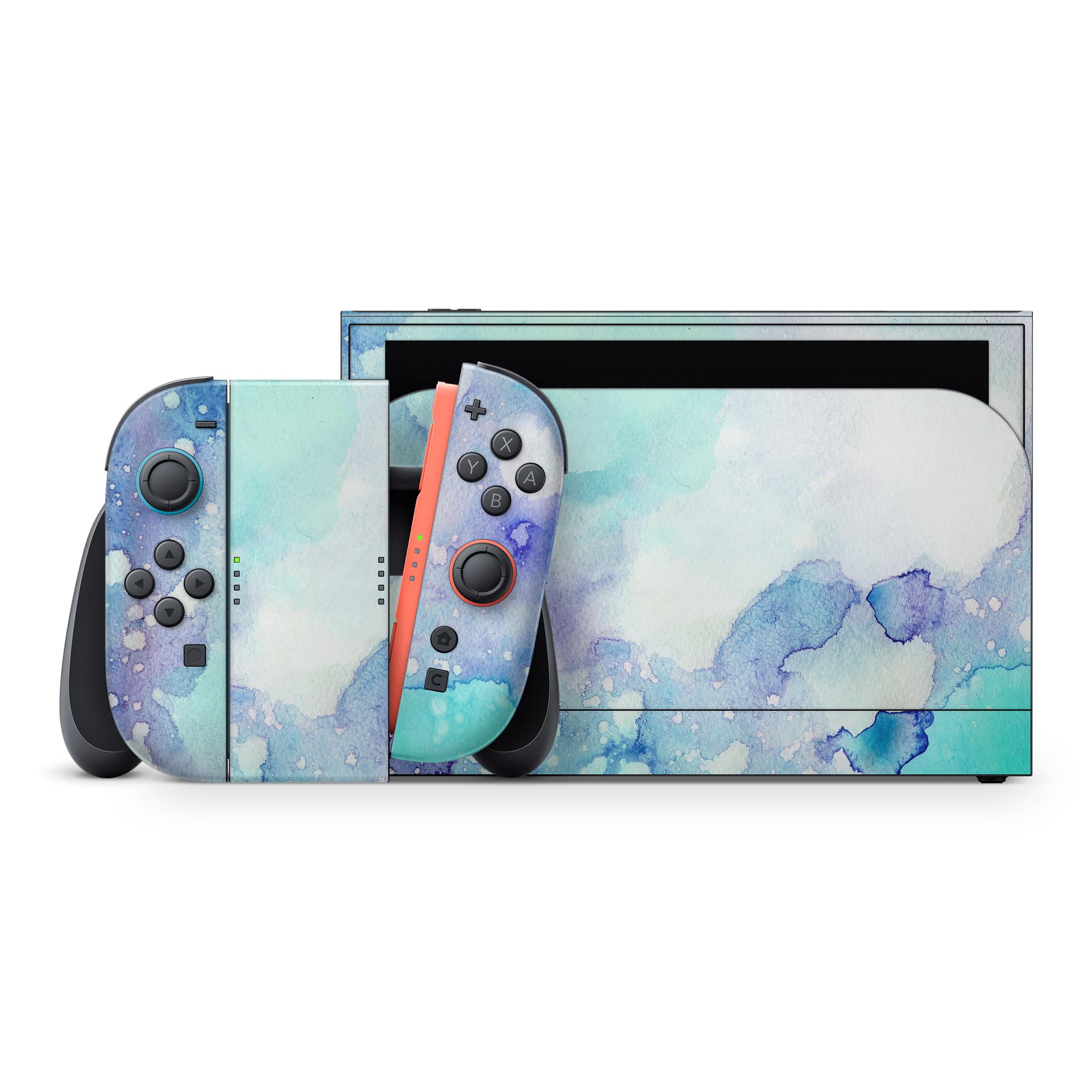 DesignSkinz Mint Absorbed Watercolor Texture Full-Body Skin Decal Wrap ...