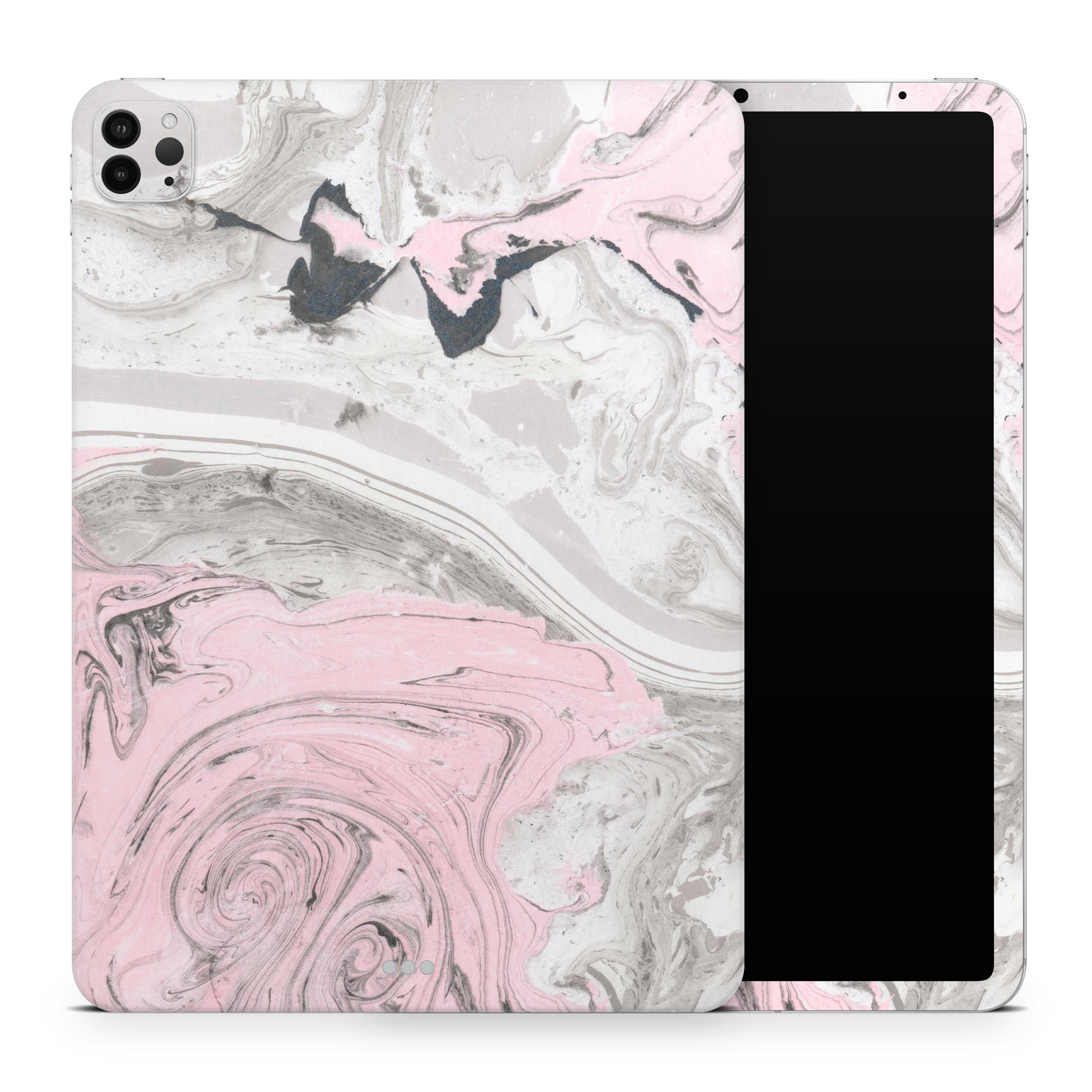 DesignSkinz Mixtured Pink and Gray Textured Marble Full-Body Skin Decal ...