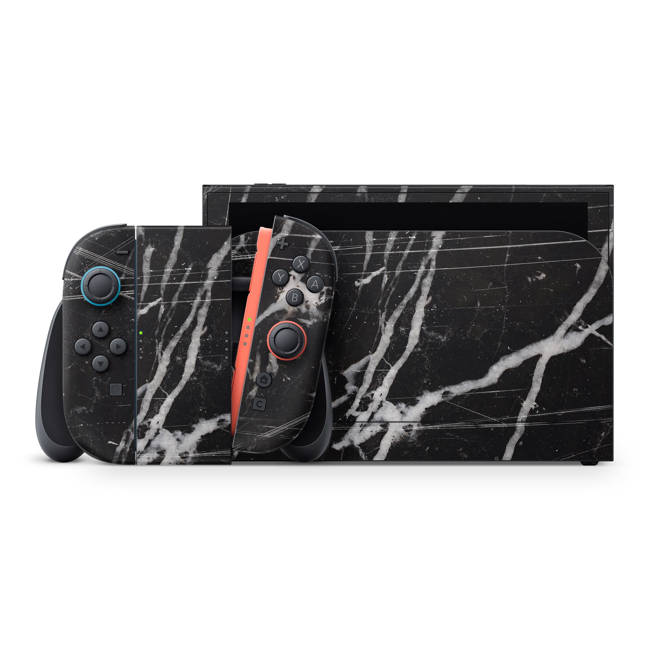 DesignSkinz Natural Black & White Marble Stone V2 Full-Body Skin Decal ...