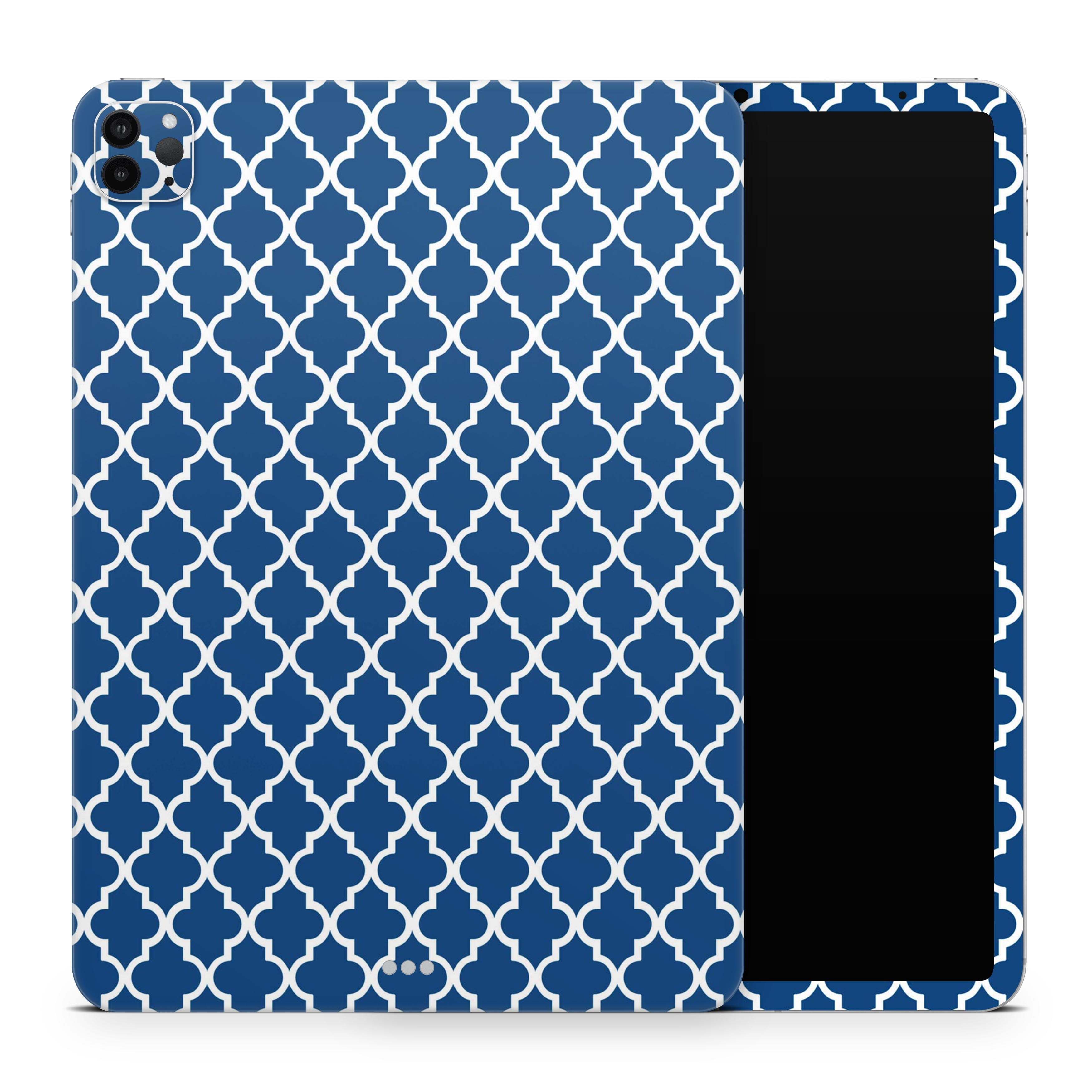 DesignSkinz Navy & White Seamless Morocan Pattern Full-Body Skin Decal ...