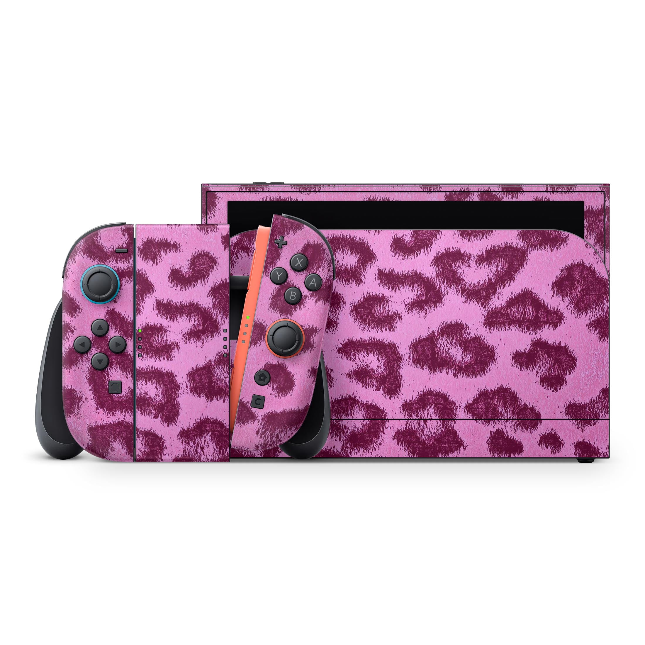 DesignSkinz Neon Pink Cheetah Animal Print Full-Body Skin Decal Wrap ...