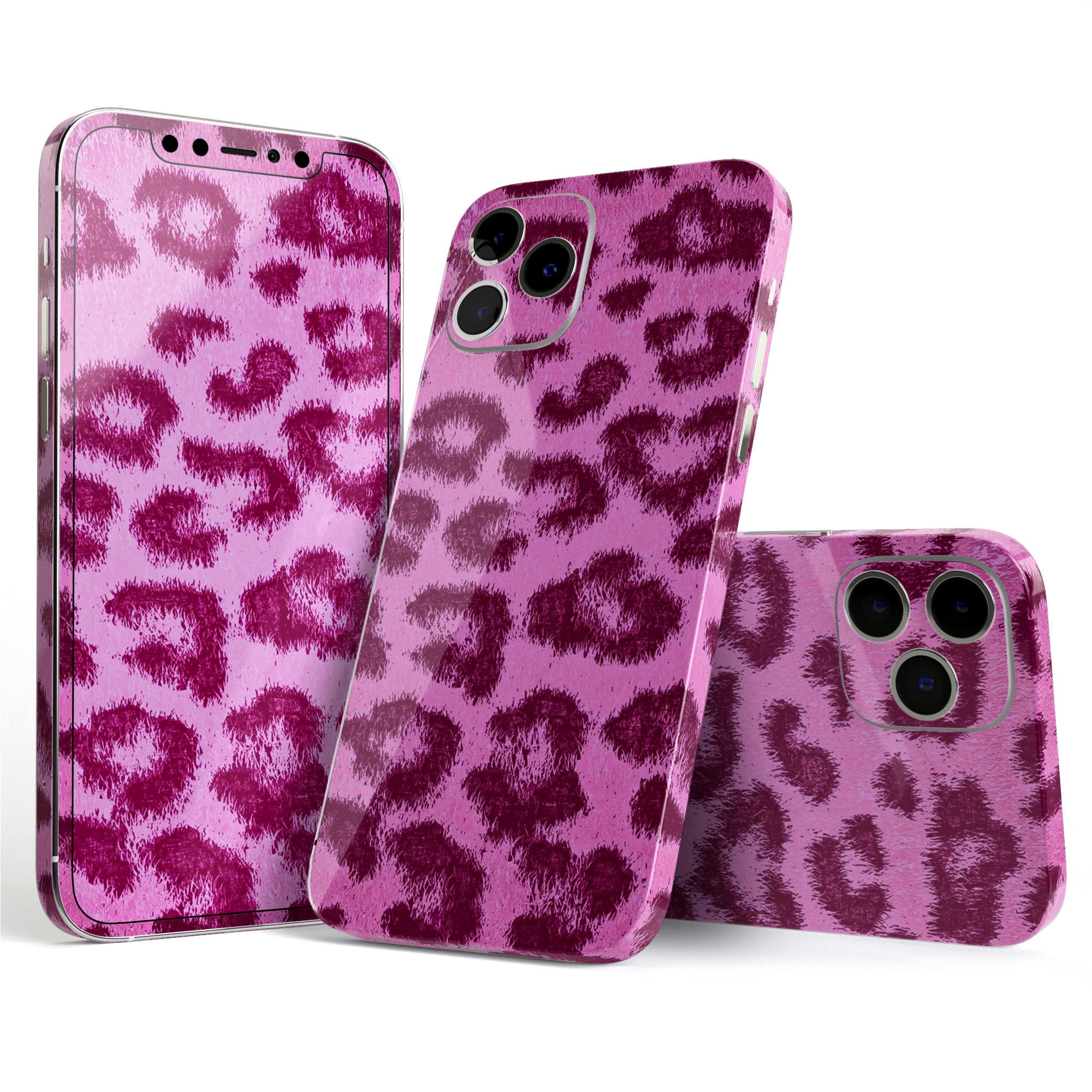 DesignSkinz Neon Pink Cheetah Animal Print Full-Body Skin Decal Wrap ...