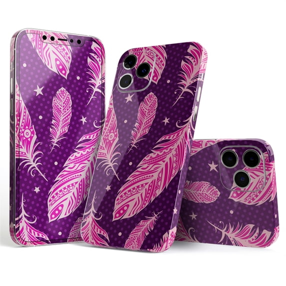 DesignSkinz Pink Aztec Feather Galore Full-Body Skin Decal Wrap Cover ...
