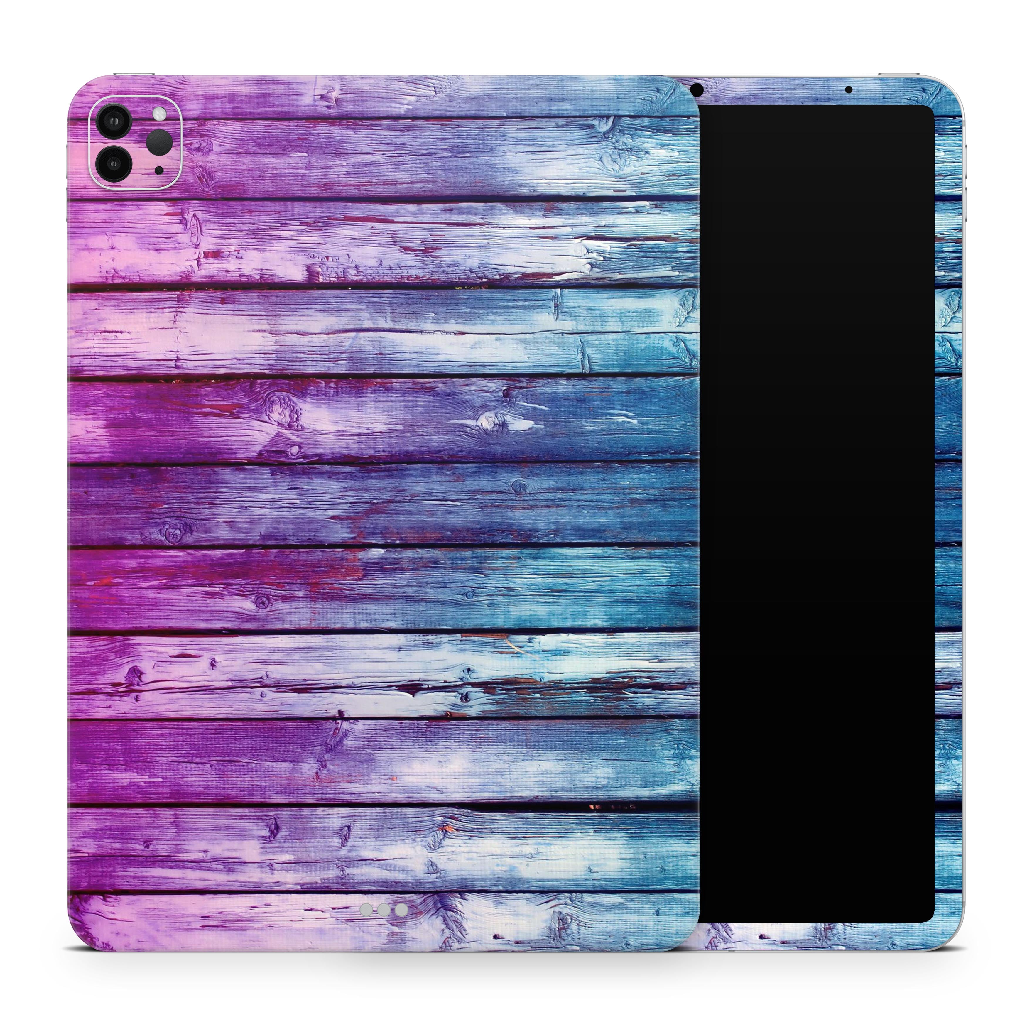 DesignSkinz Pink & Blue Dyed Wood Full-Body Skin Decal Wrap Cover for ...