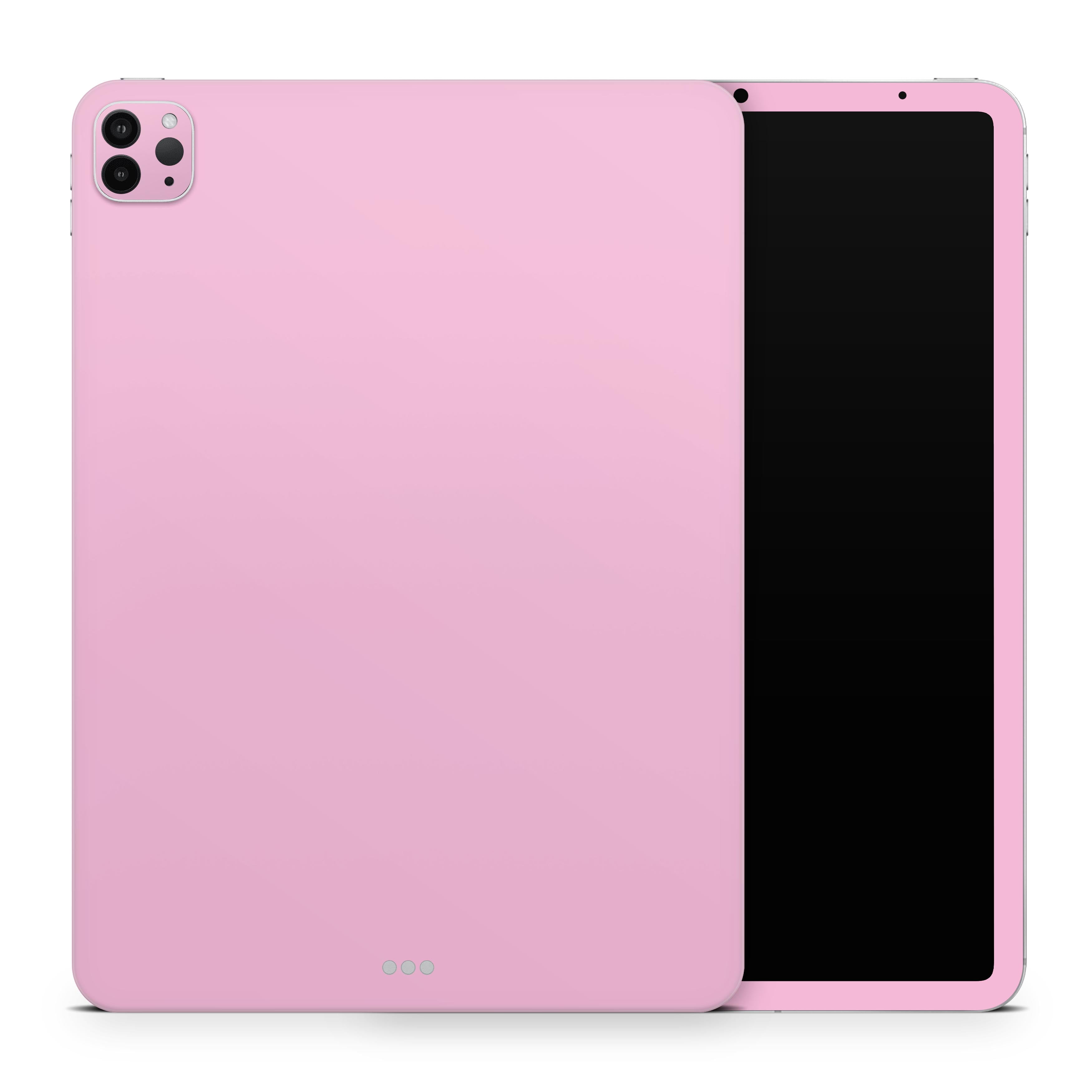 DesignSkinz Pink Pastel Color Full-Body Skin Decal Wrap Cover for iPad ...