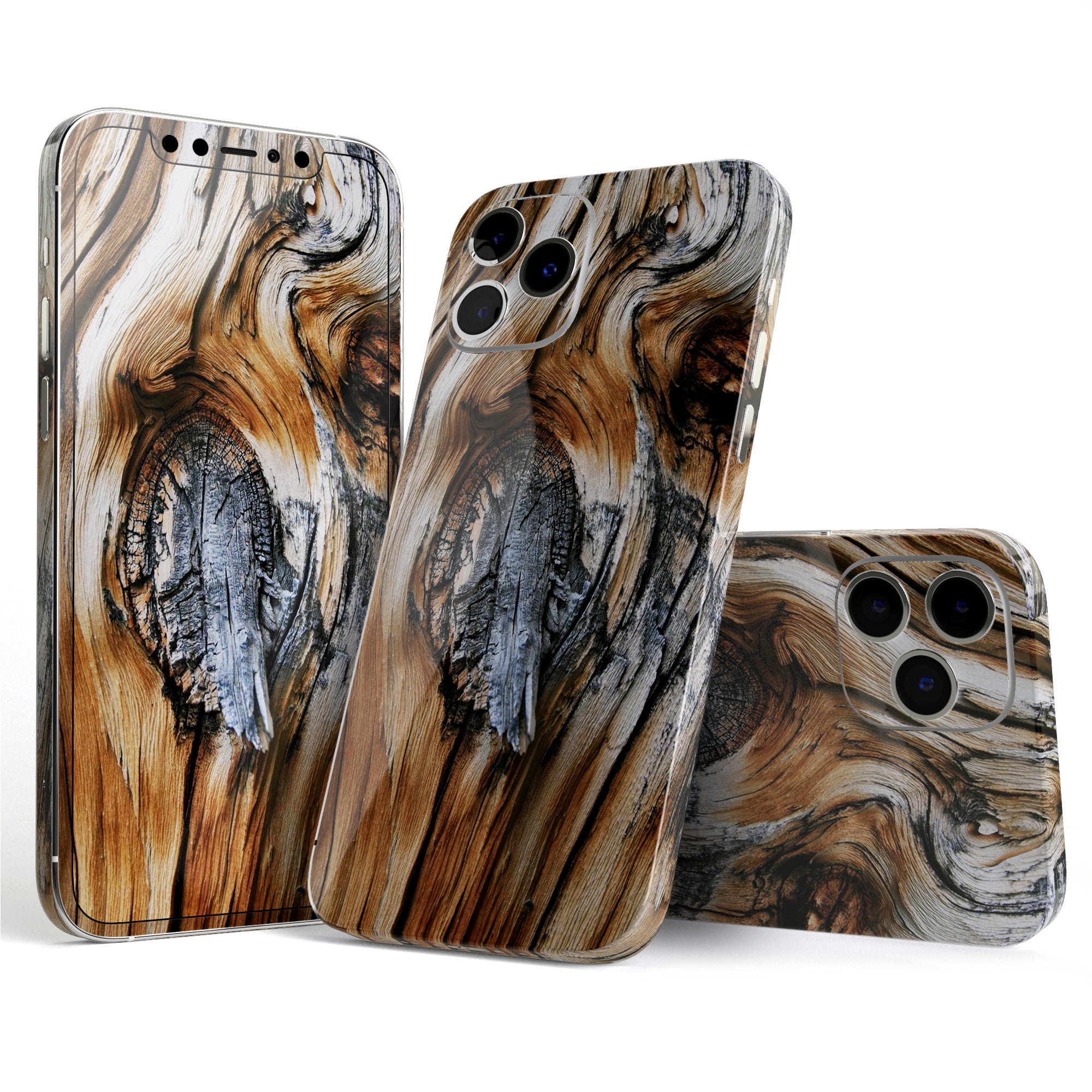 DesignSkinz Raw Aged Knobby Wood Full-Body Skin Decal Wrap Cover for ...