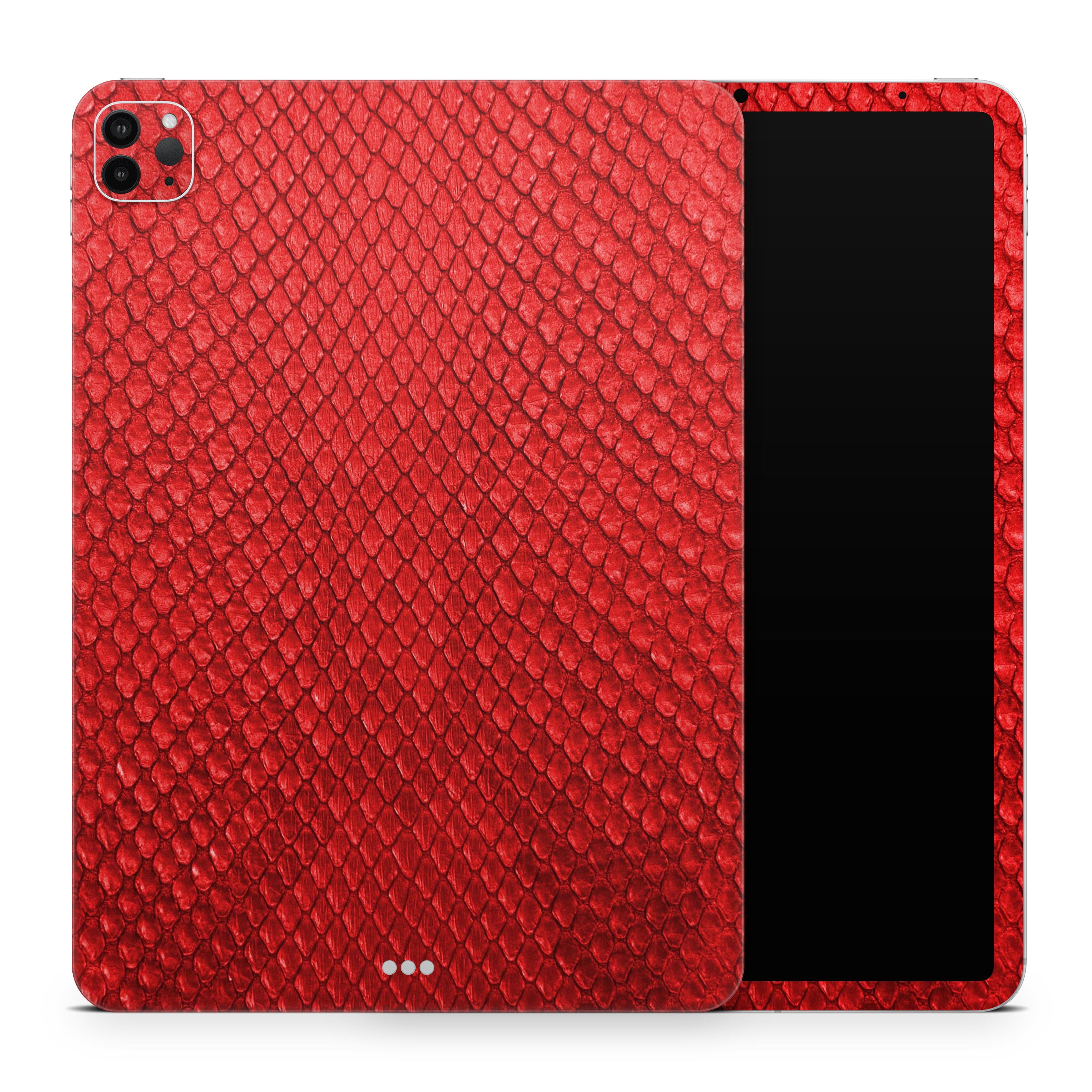 DesignSkinz Red Snake Skin Pattern V3 Full-Body Skin Decal Wrap Cover ...