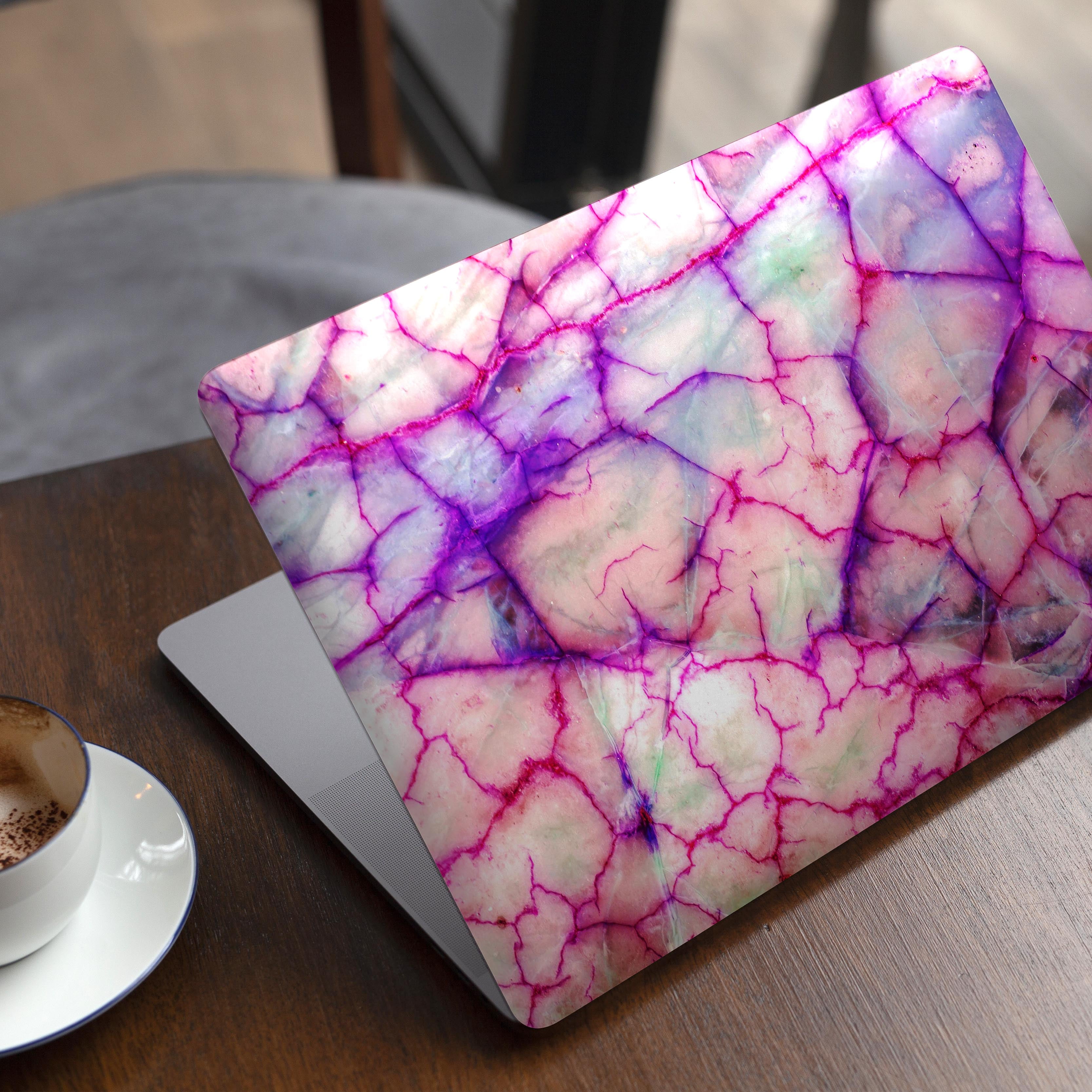 DesignSkinz Red White Dragon Vein Agate Skin Full-Body Skin Decal Wrap ...
