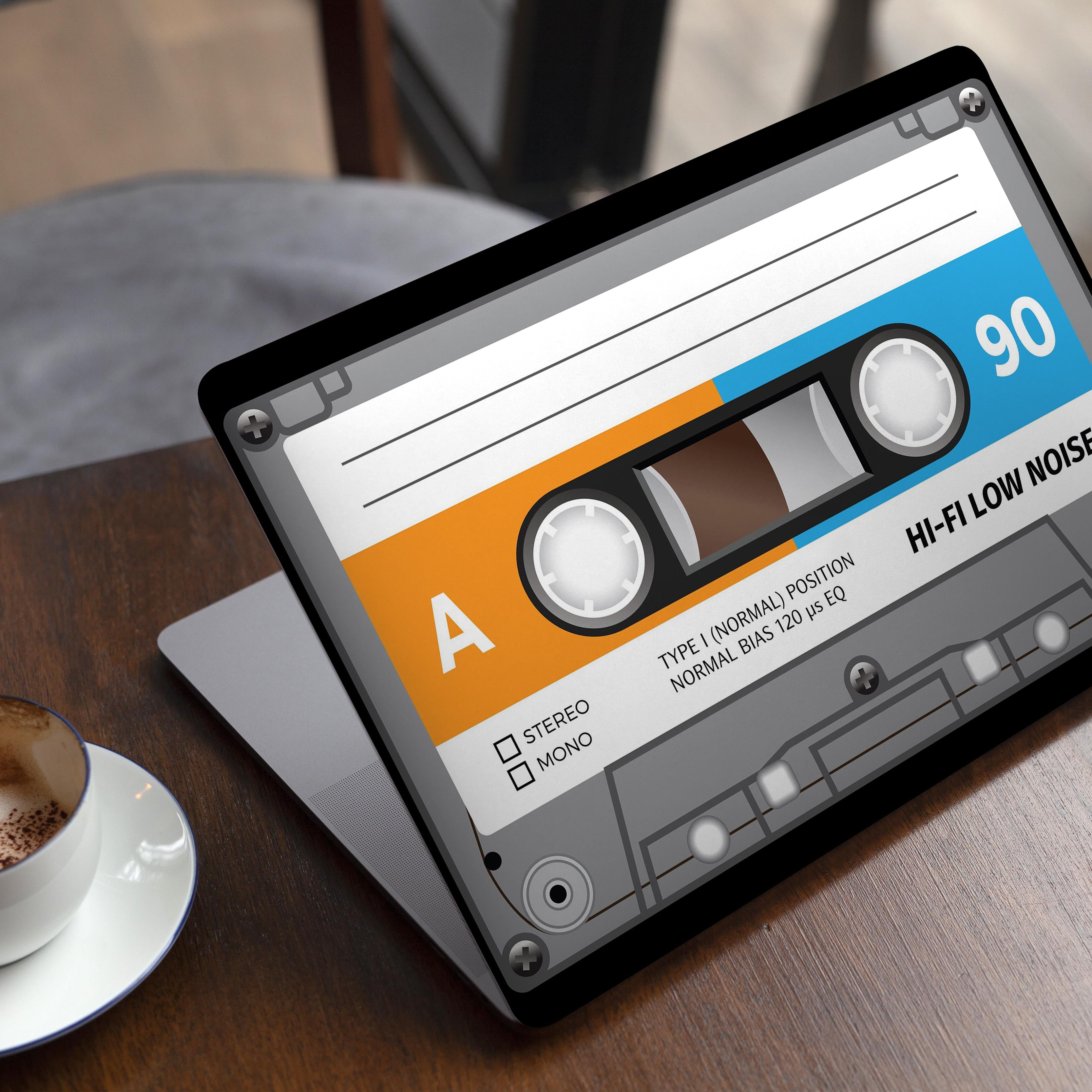 DesignSkinz Retro Cassette Tape V7 Full-Body Skin Decal Wrap Cover for ...