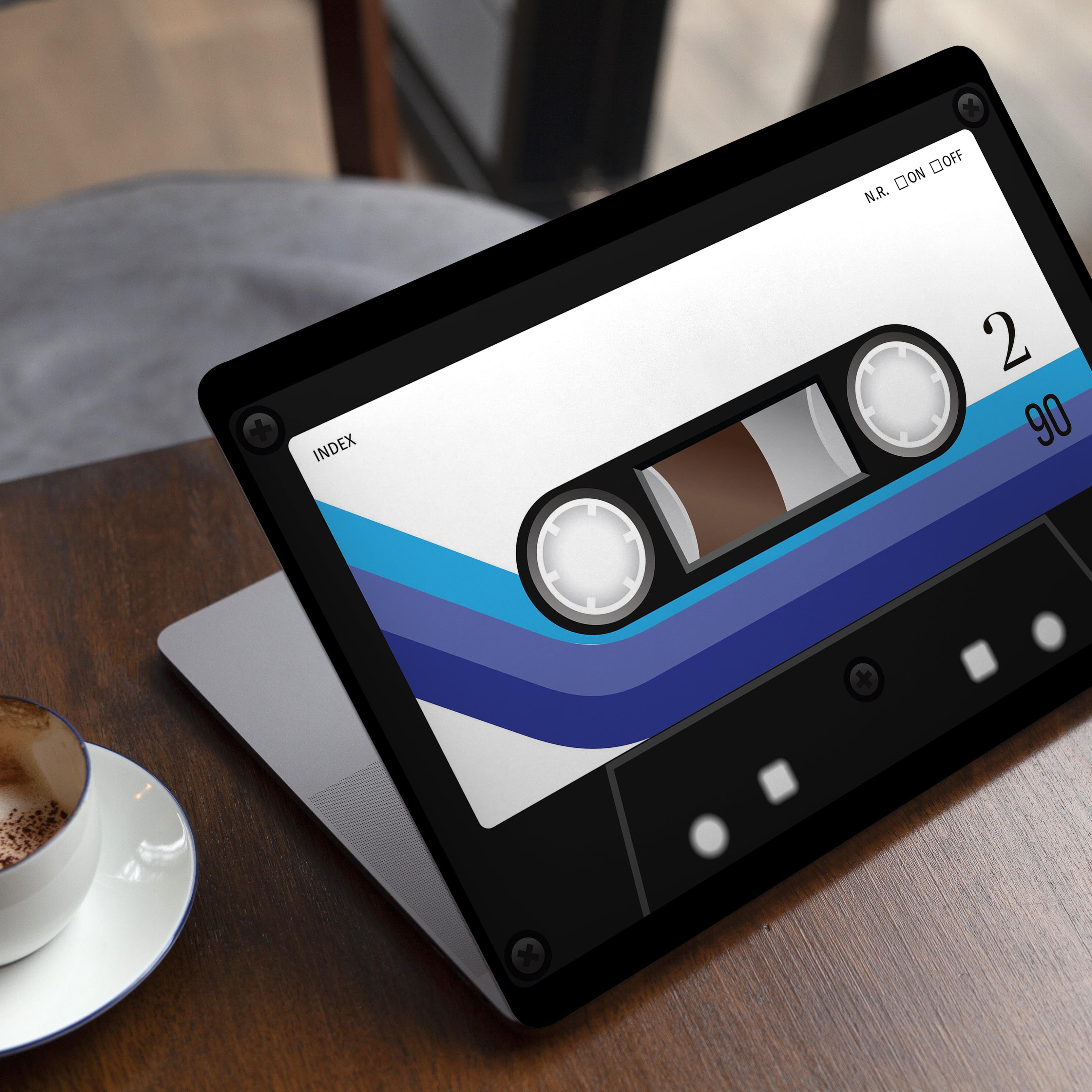 DesignSkinz Retro Cassette Tape V8 Full-Body Skin Decal Wrap Cover for ...