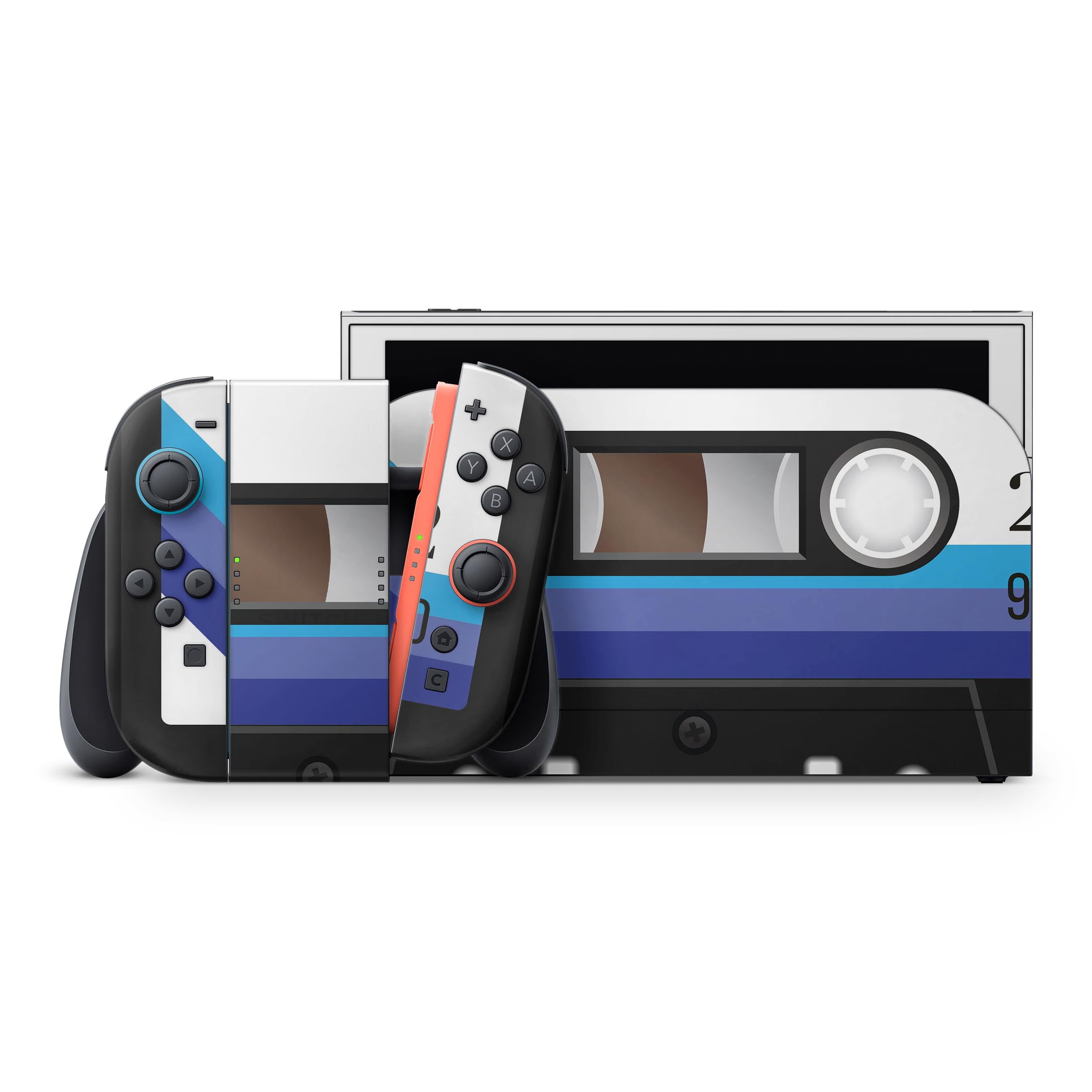 DesignSkinz Retro Cassette Tape V8 Full-Body Skin Decal Wrap Cover for ...