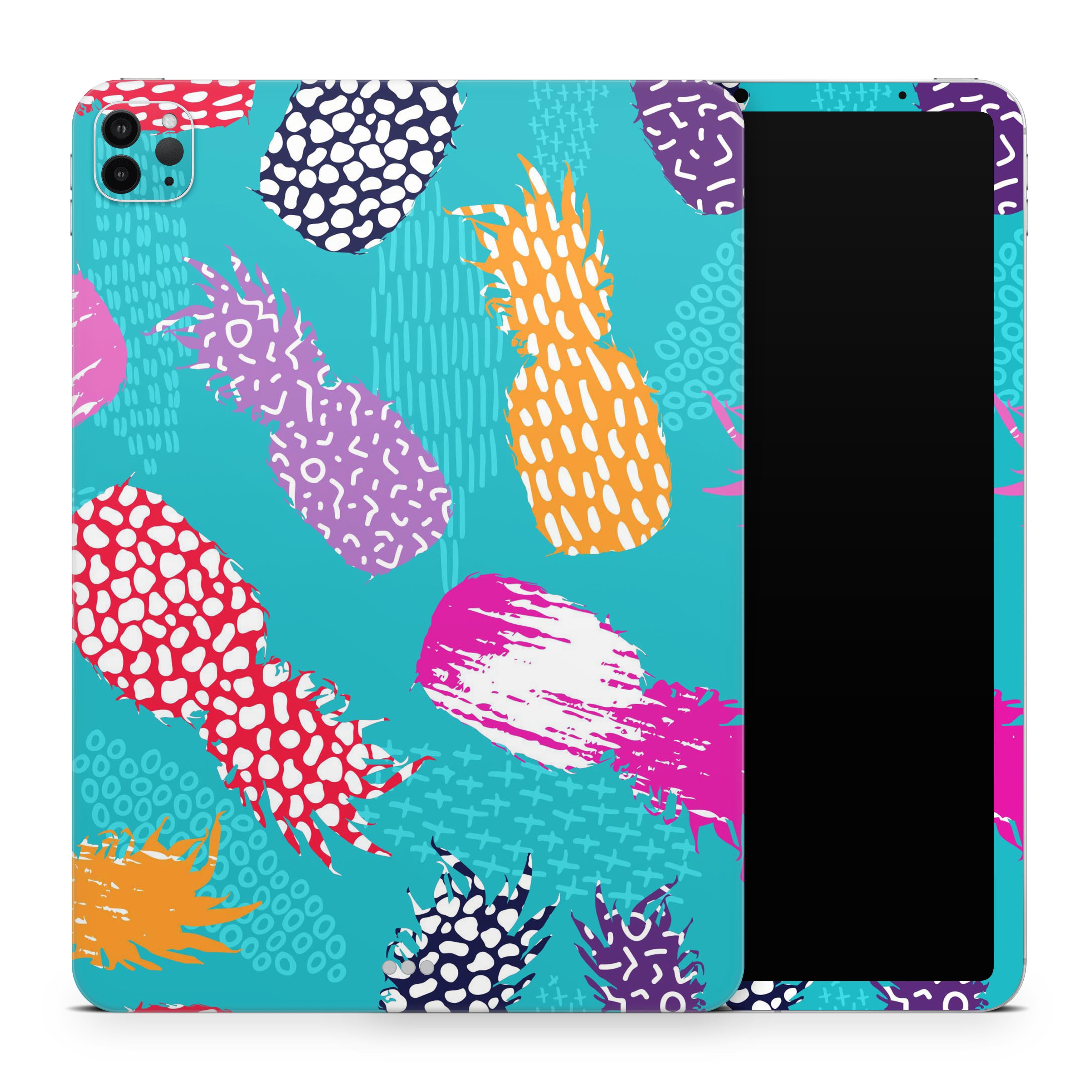 DesignSkinz Retro Summer Pineapple v1 Full-Body Skin Decal Wrap Cover ...