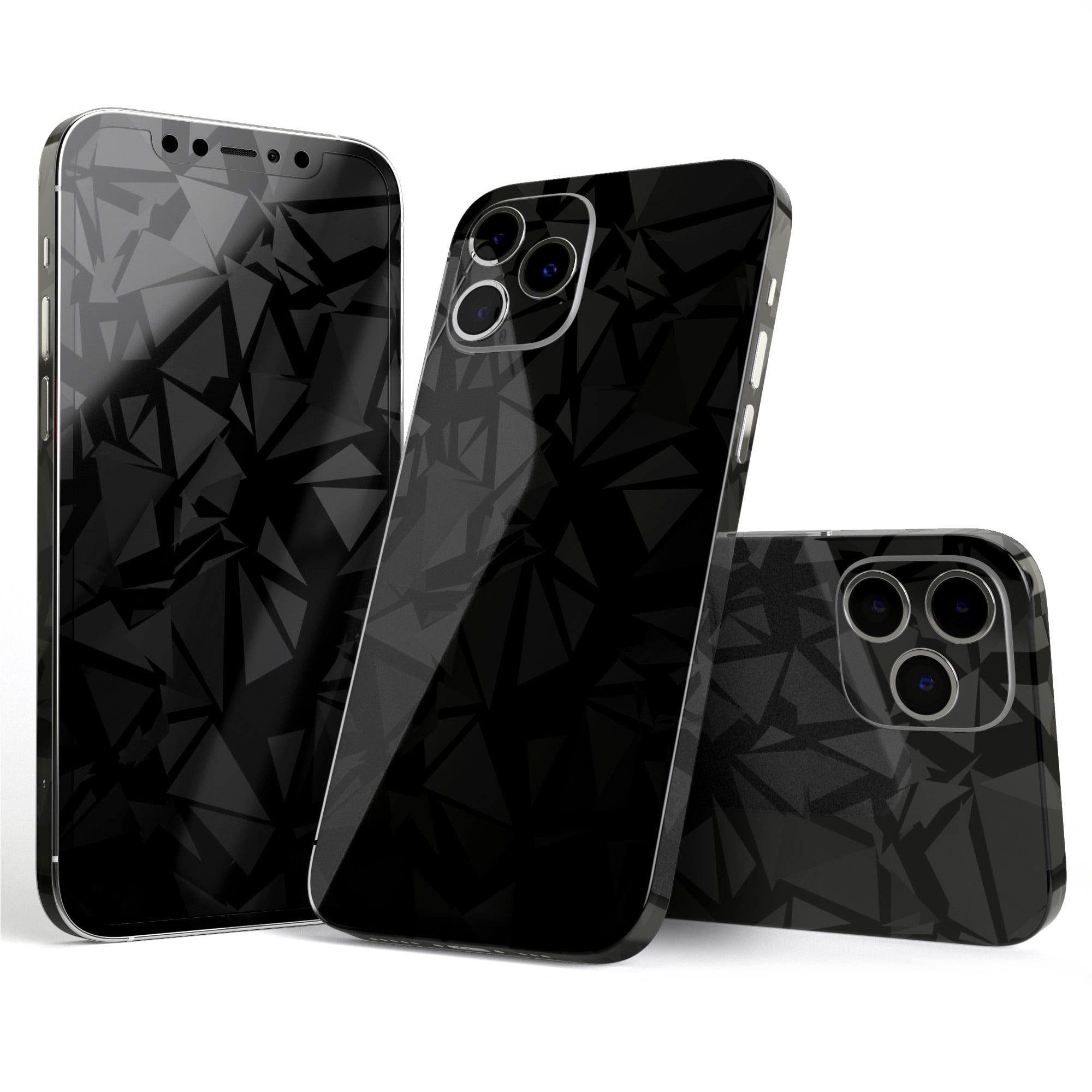 DesignSkinz Shattered Black Polygon Full-Body Skin Decal Wrap Cover for ...