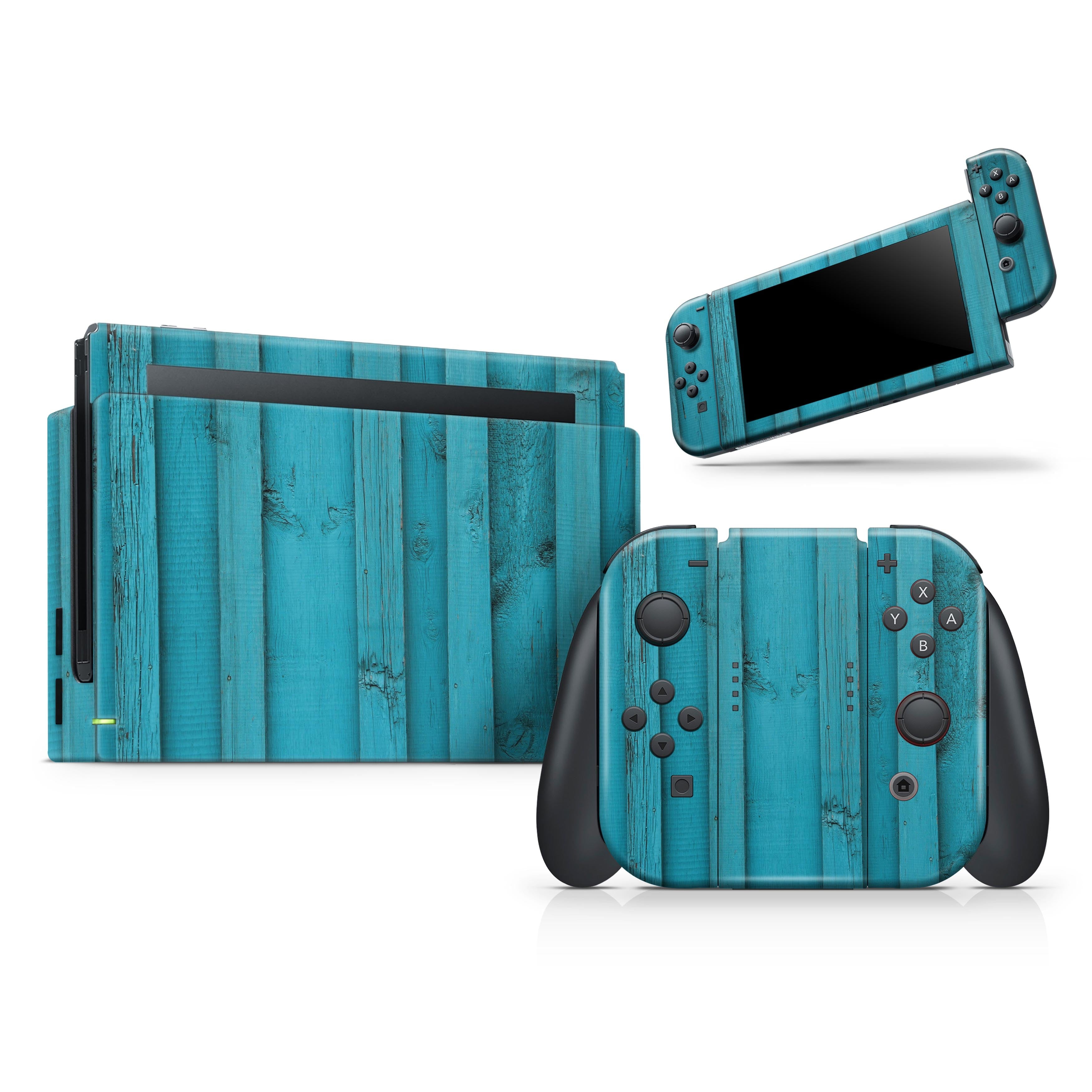 DesignSkinz Signature Blue Wood Planks Full-Body Skin Decal Wrap Cover ...
