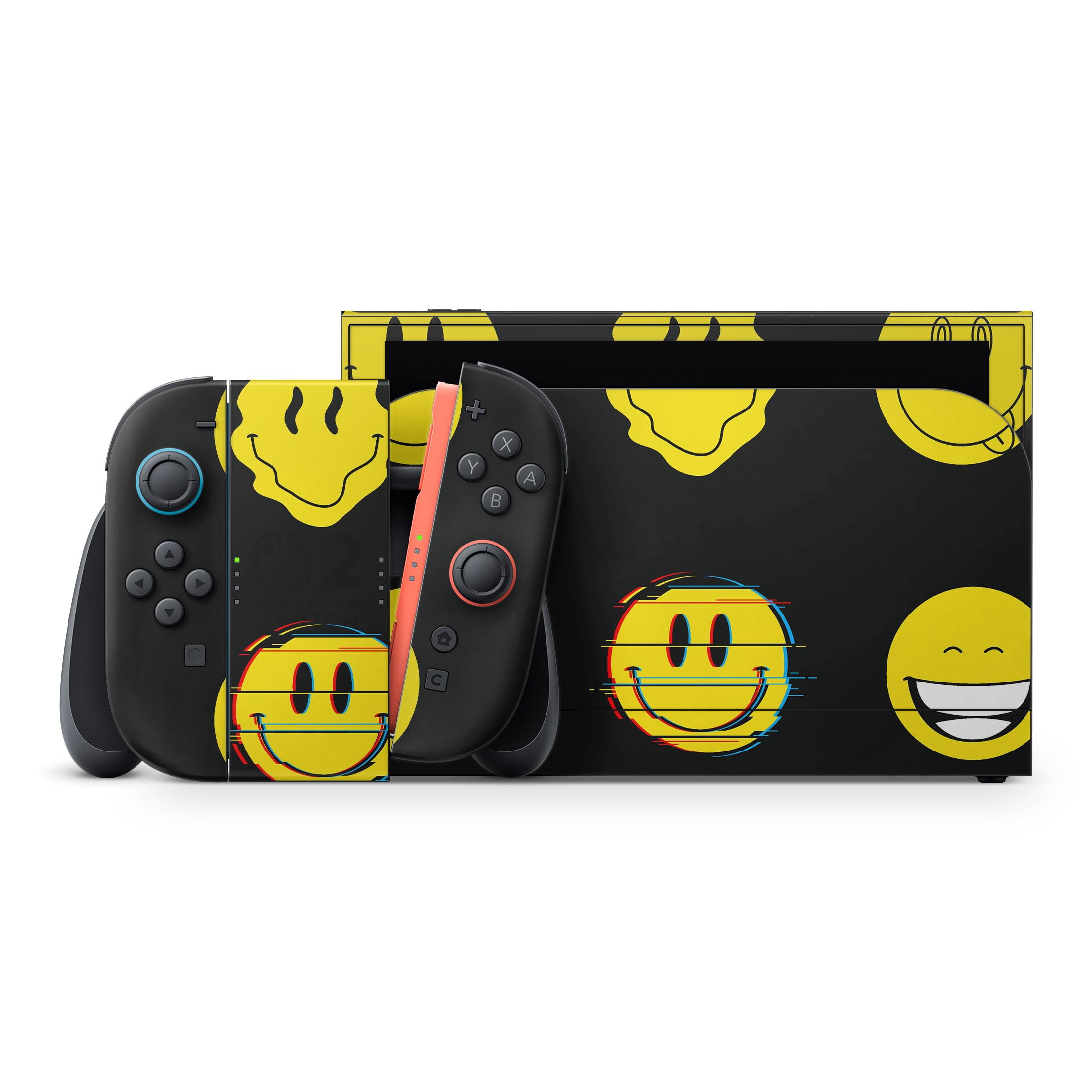 DesignSkinz Silly Smileys Full-Body Skin Decal Wrap Cover for Nintendo ...