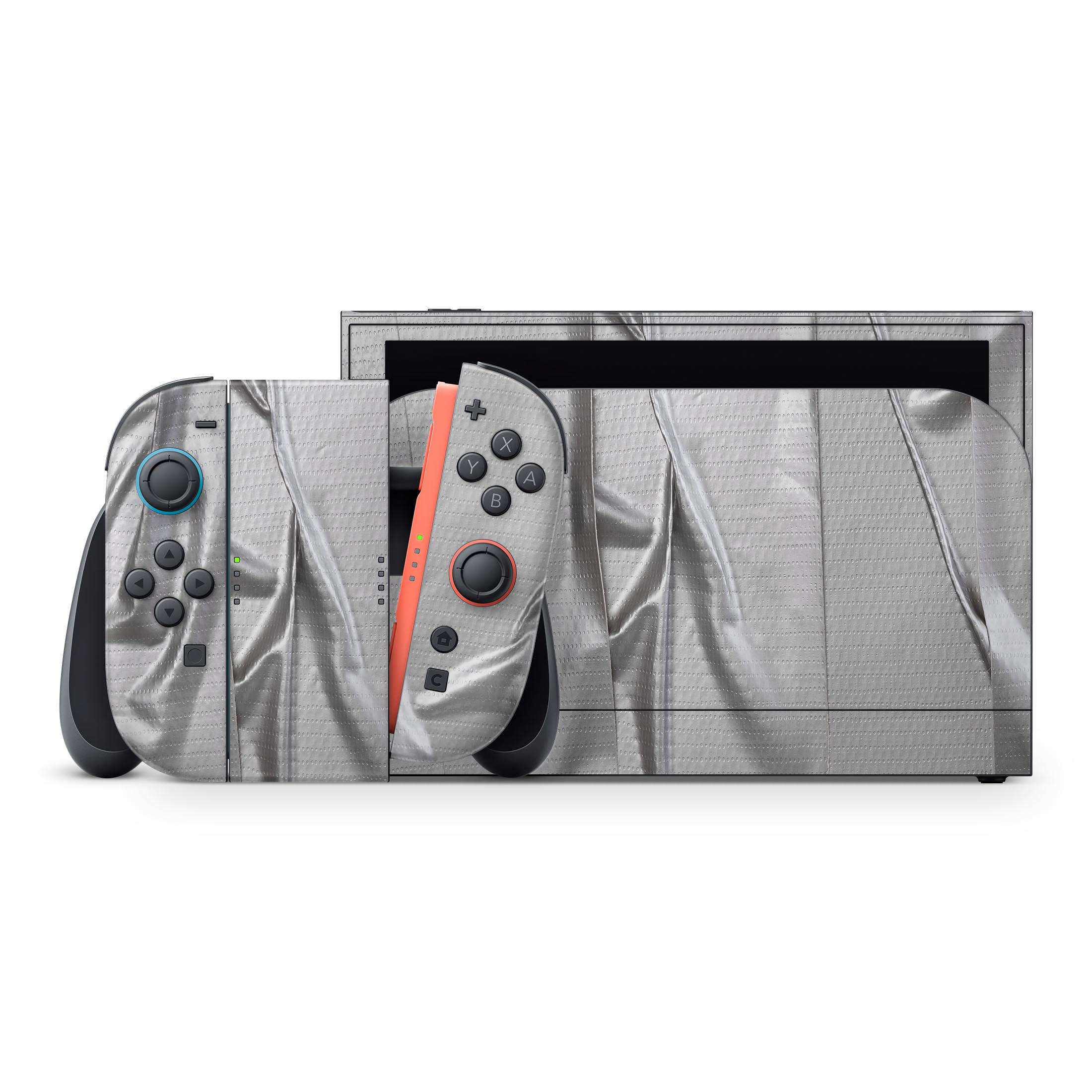 DesignSkinz Silver Duct Tape Full-Body Skin Decal Wrap Cover for ...