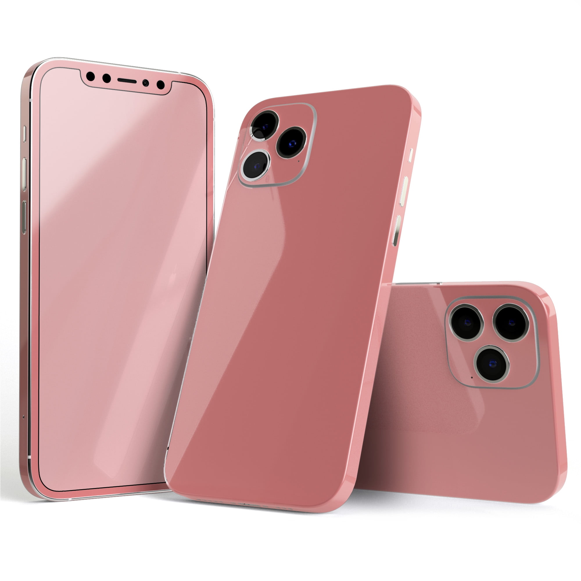 DesignSkinz Simple Coral Pastel Color Full-Body Skin Decal Wrap Cover ...