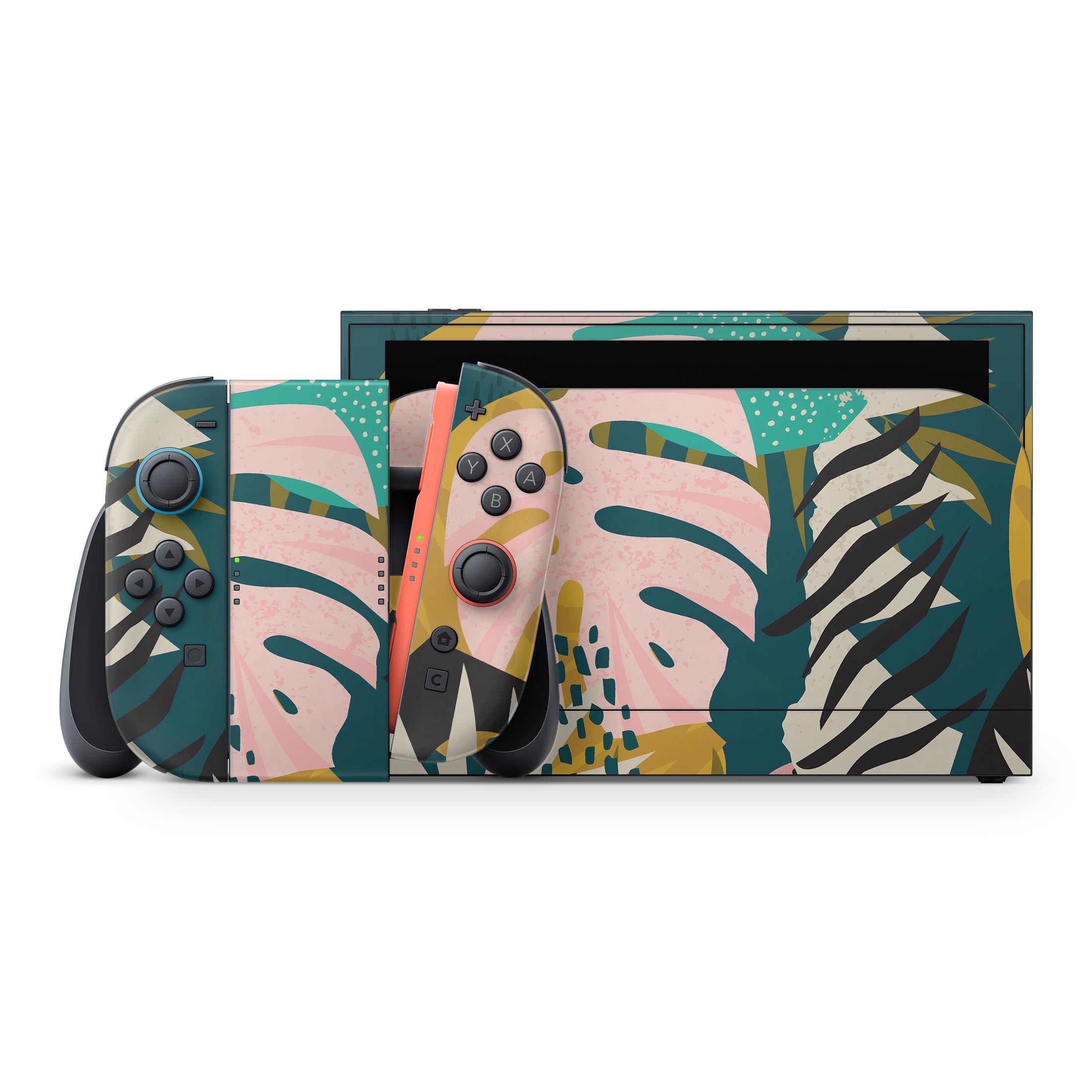 DesignSkinz Simplistic Jungle Plants Collage V2 Full-Body Skin Decal ...