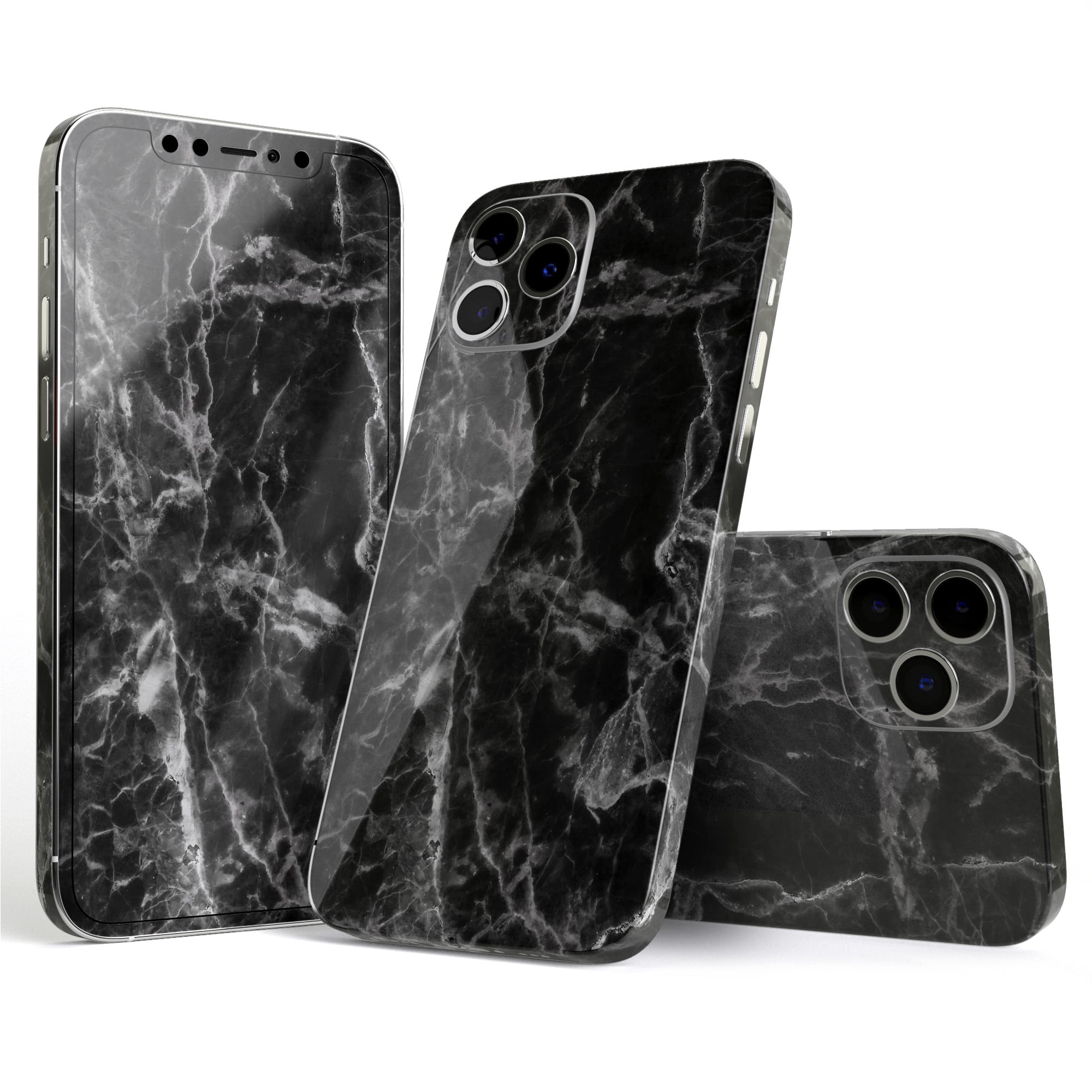 DesignSkinz Smooth Black Marble Full-Body Skin Decal Wrap Cover for ...