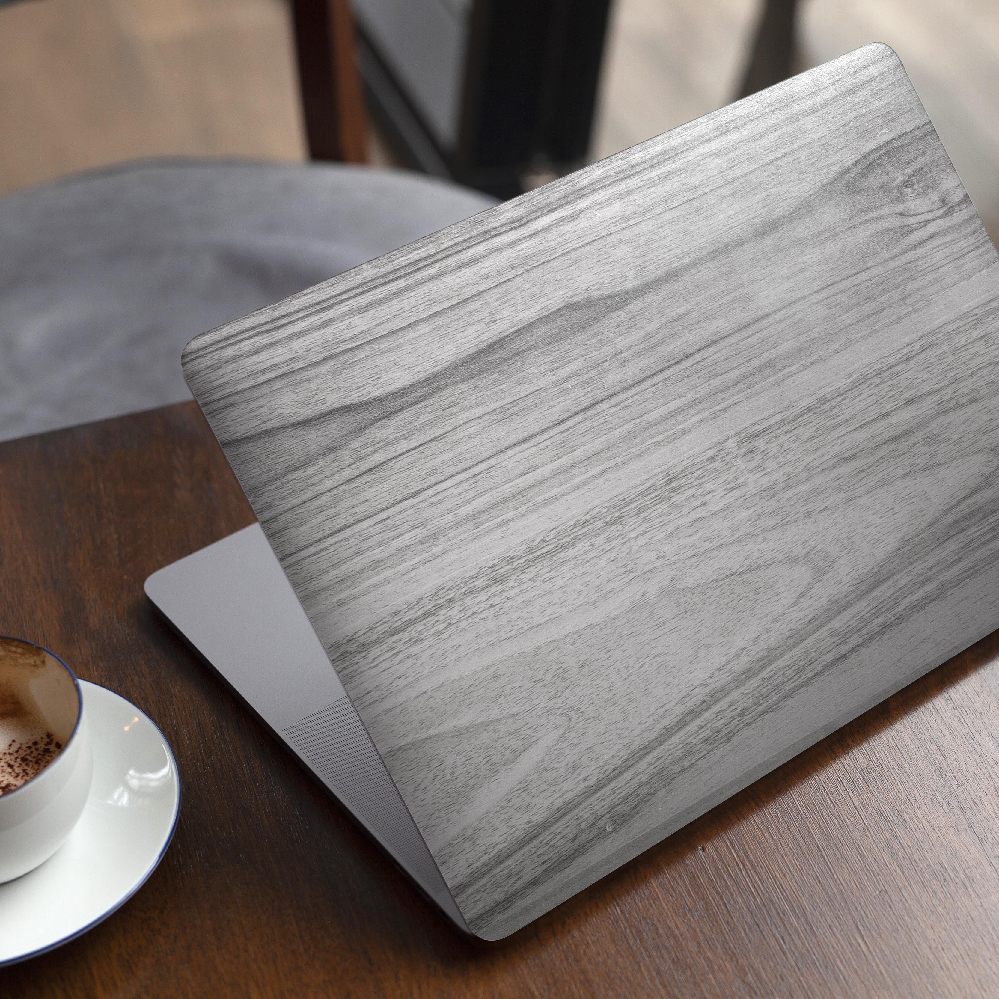 DesignSkinz Smooth Gray Wood Full-Body Skin Decal Wrap Cover for ...