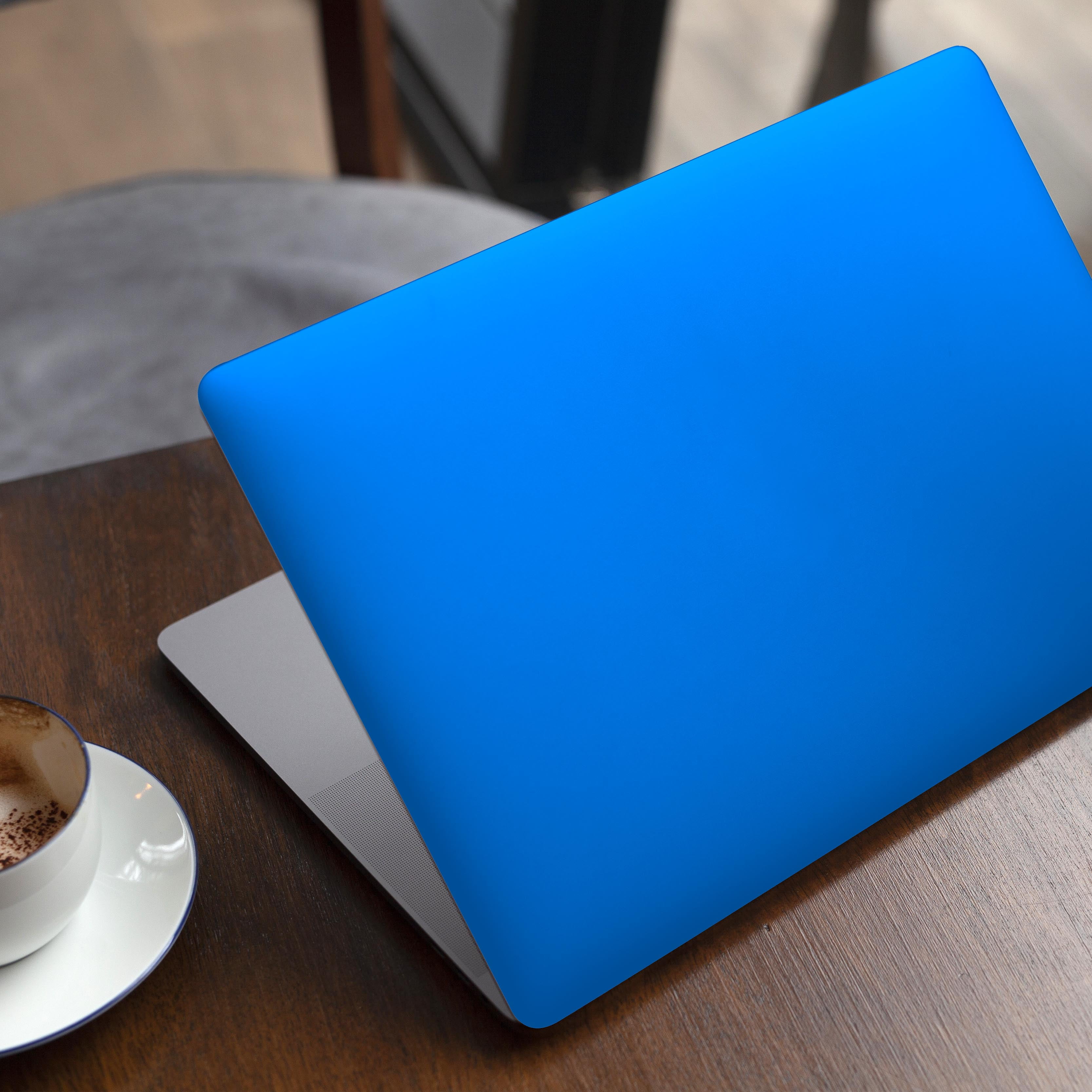 DesignSkinz Solid Blue Full-Body Skin Decal Wrap Cover for MacBook Pro ...