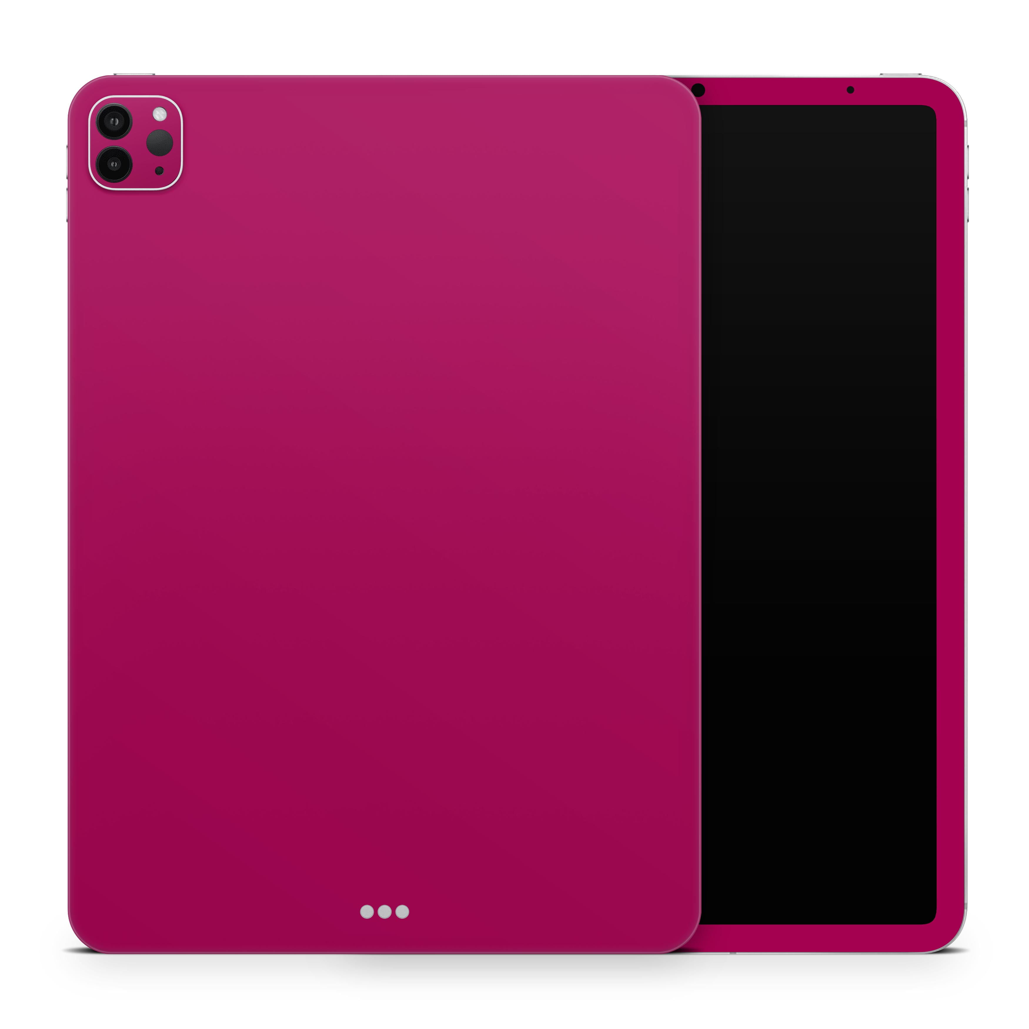 DesignSkinz Solid Dark Pink V2 Full-Body Skin Decal Wrap Cover for iPad ...