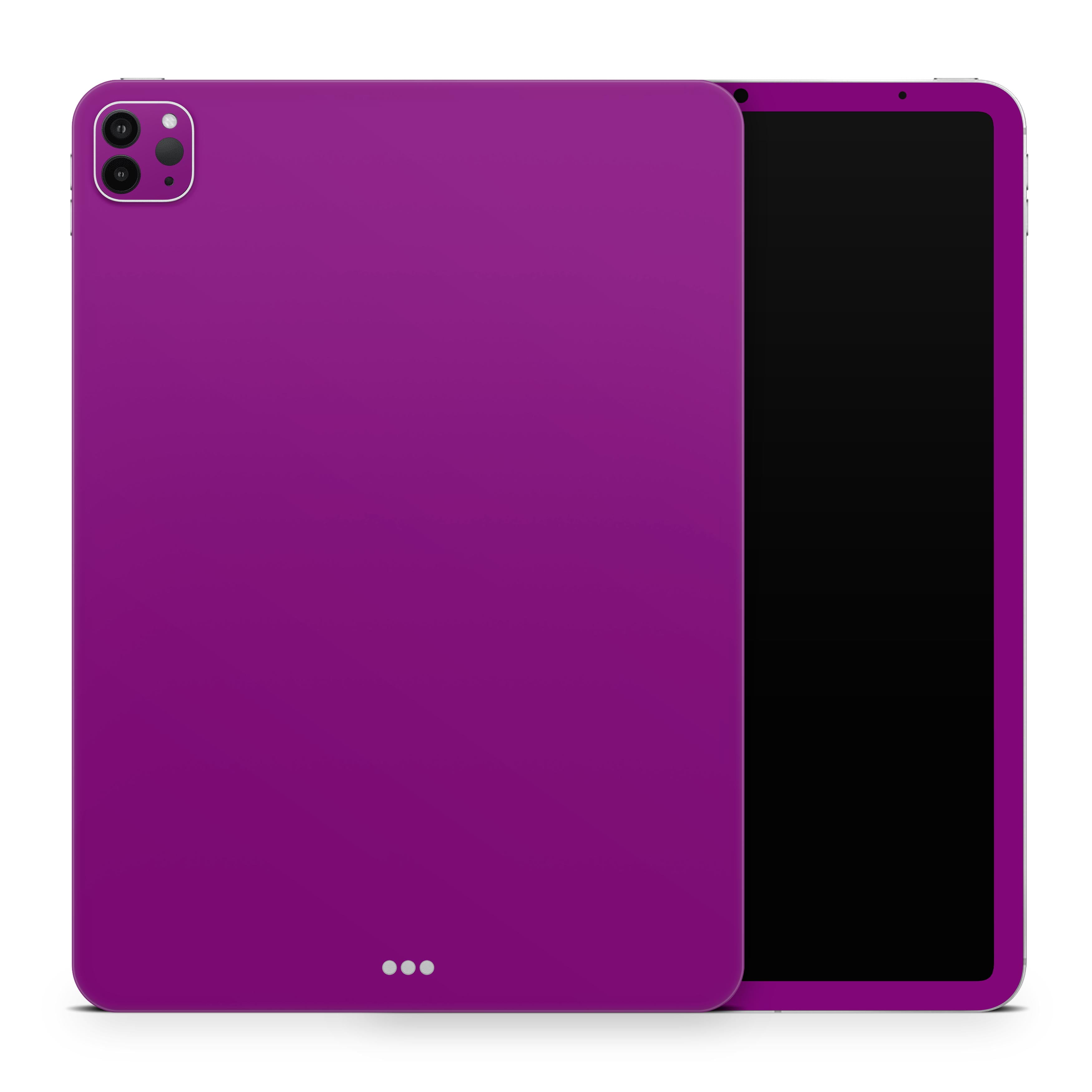 DesignSkinz Solid Dark Purple Full-Body Skin Decal Wrap Cover for iPad ...