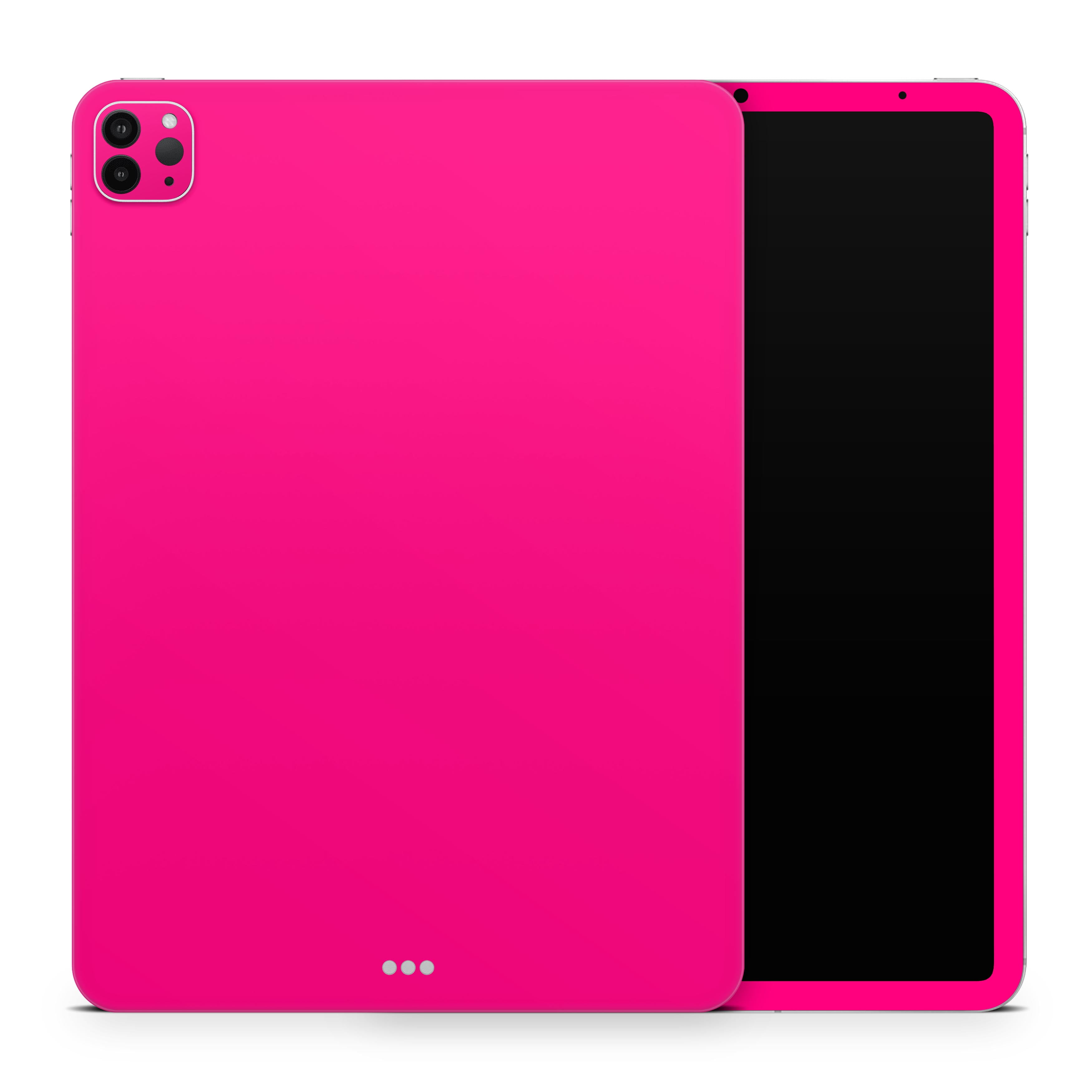 DesignSkinz Solid Pink V2 Full-Body Skin Decal Wrap Cover for iPad Pro ...