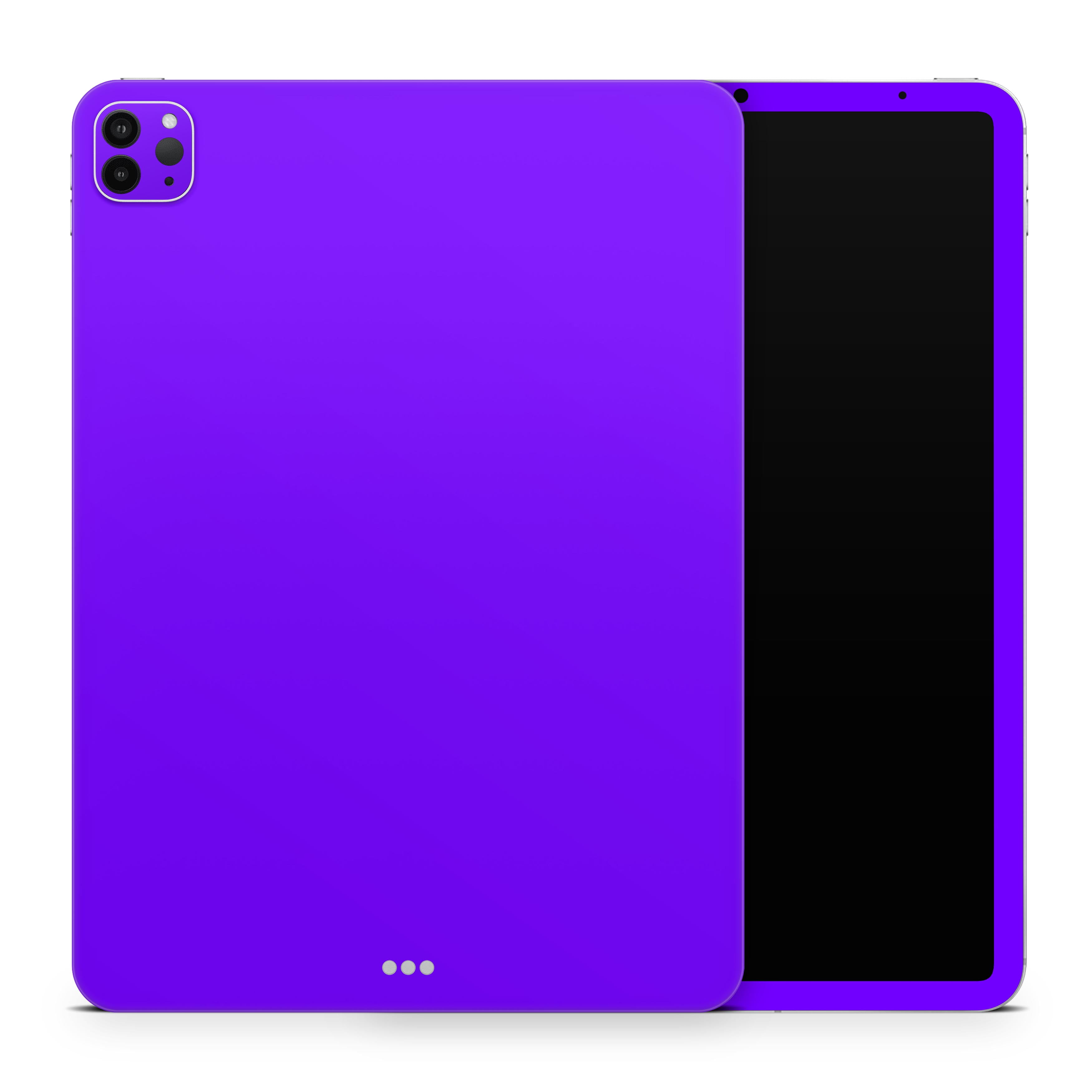 DesignSkinz Solid Purple Full-Body Skin Decal Wrap Cover for iPad Pro ...