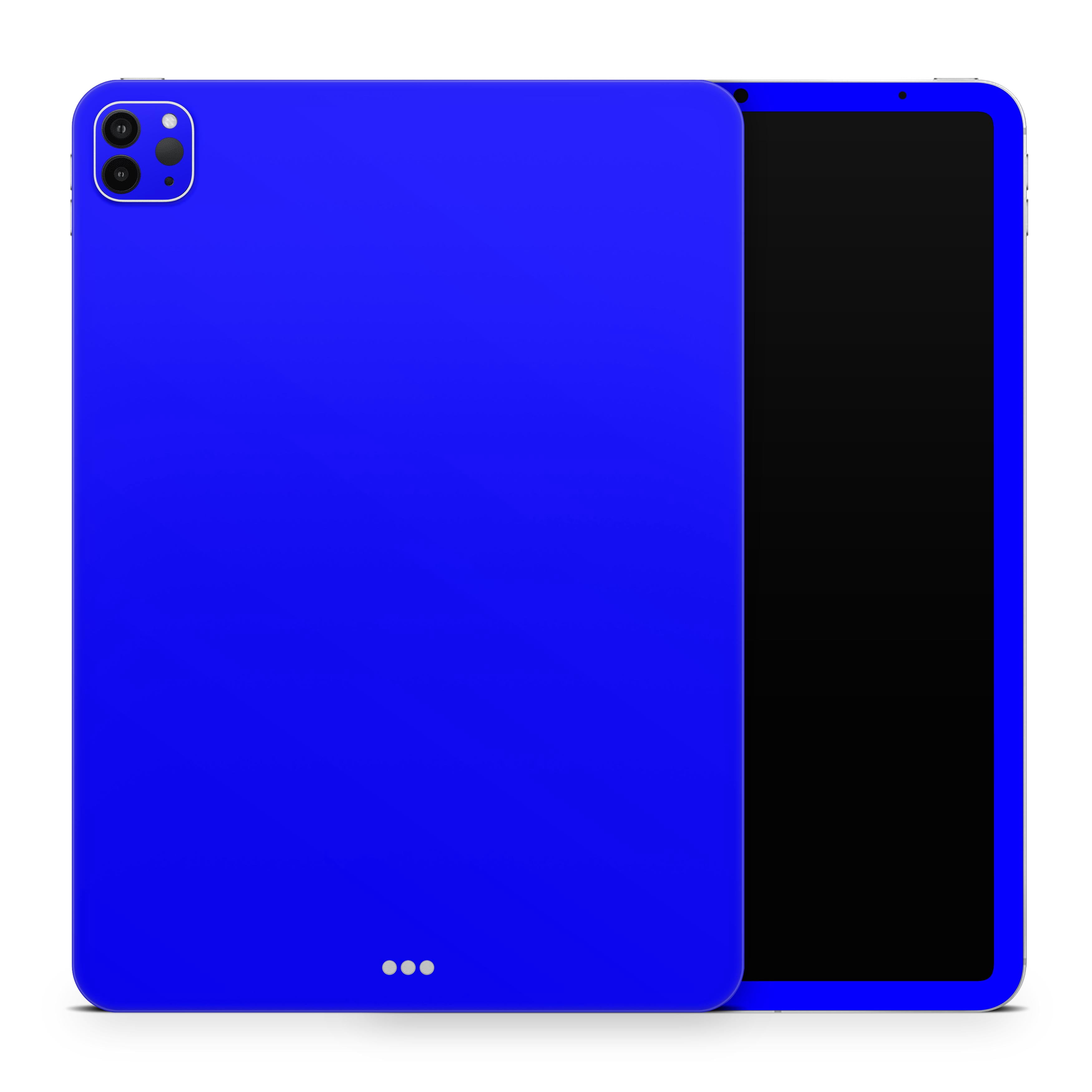 DesignSkinz Solid Royal Blue Full-Body Skin Decal Wrap Cover for iPad ...