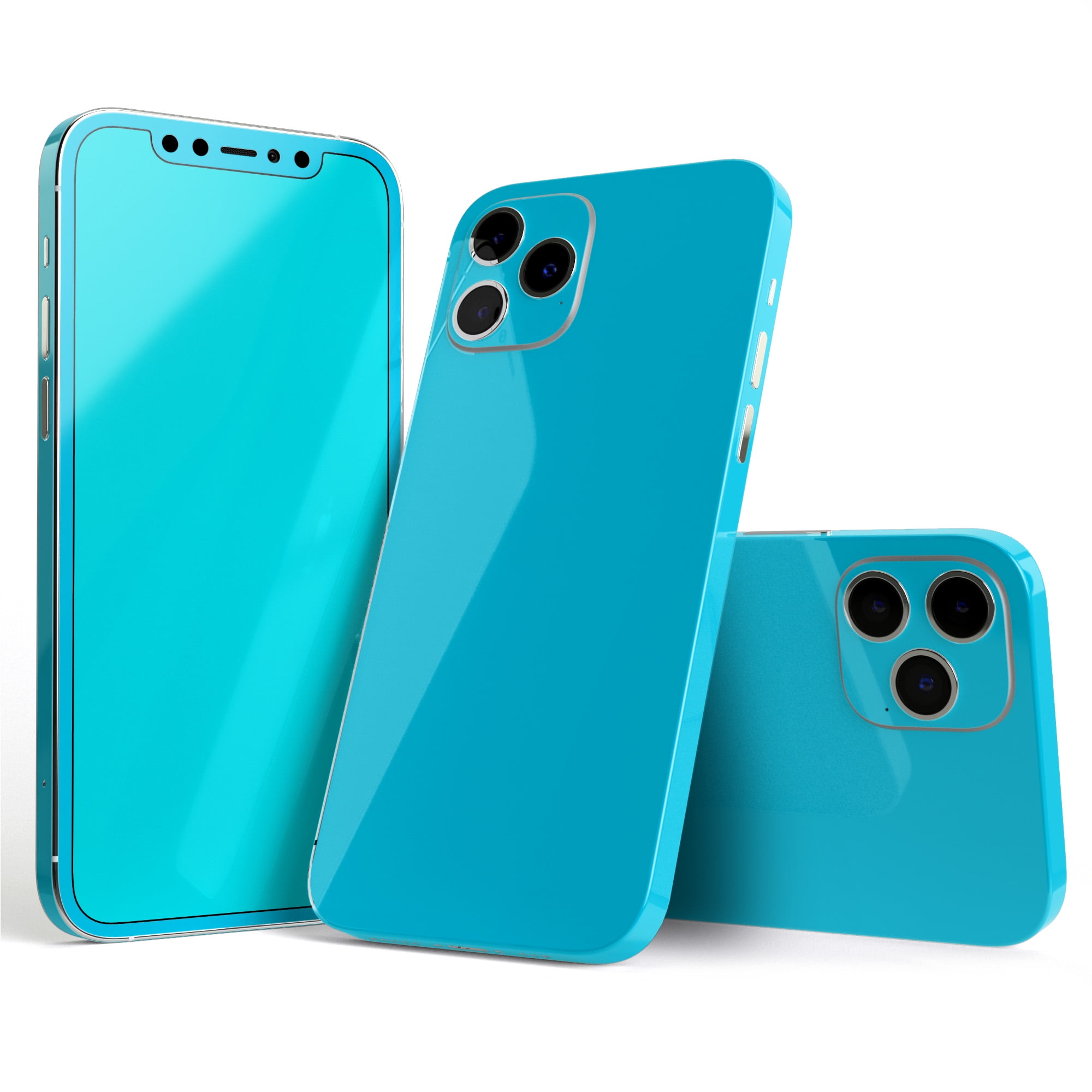 DesignSkinz Solid Turquoise Blue Full-Body Skin Decal Wrap Cover for ...