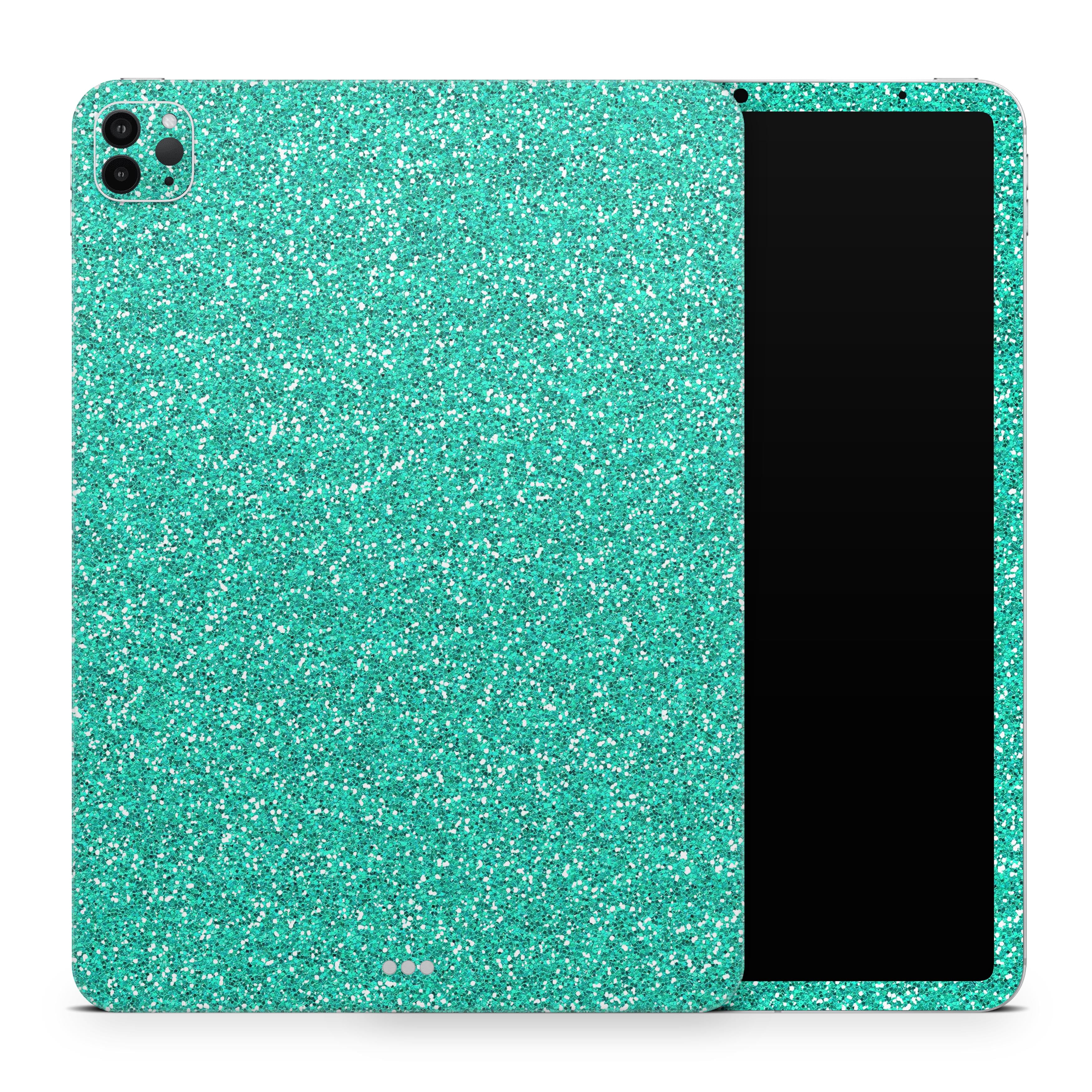 DesignSkinz Sparkling Teal Ultra Metallic Glitter Full-Body Skin Decal ...