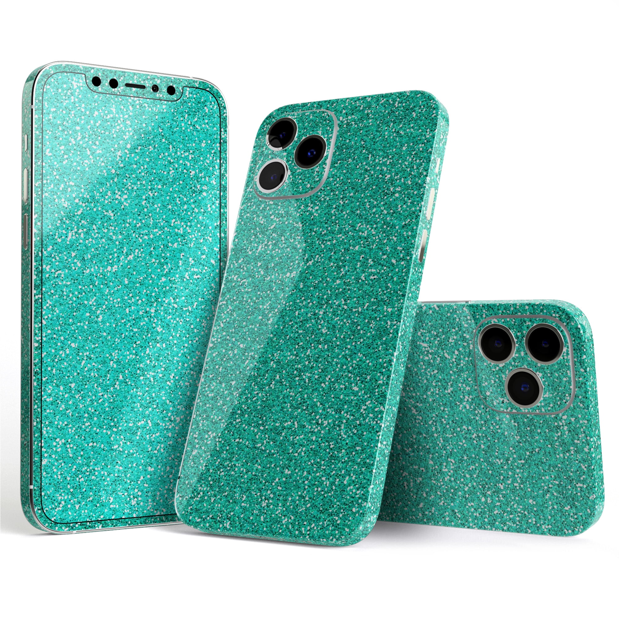 DesignSkinz Sparkling Teal Ultra Metallic Glitter Full-Body Skin Decal ...