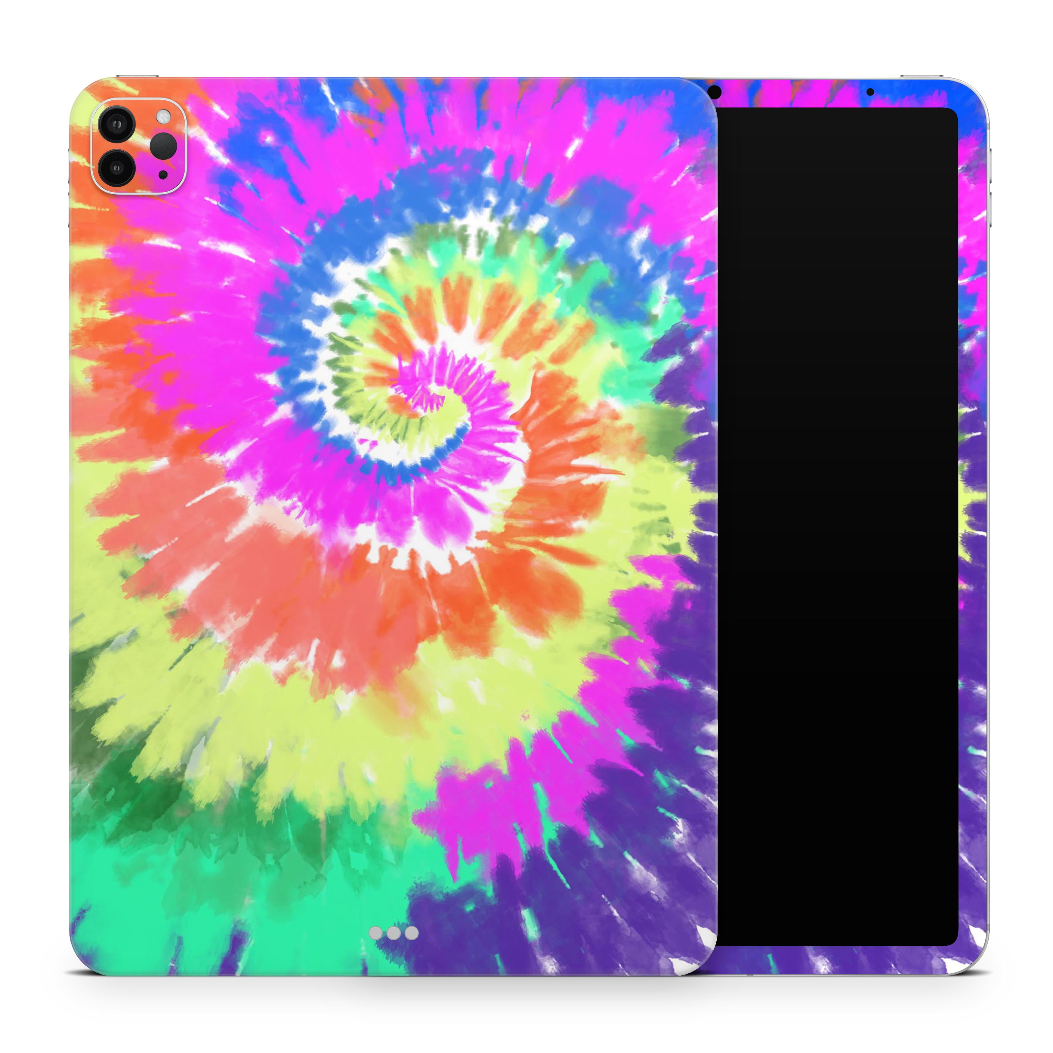 DesignSkinz Spiral Tie Dye V1 Full-Body Skin Decal Wrap Cover for iPad ...