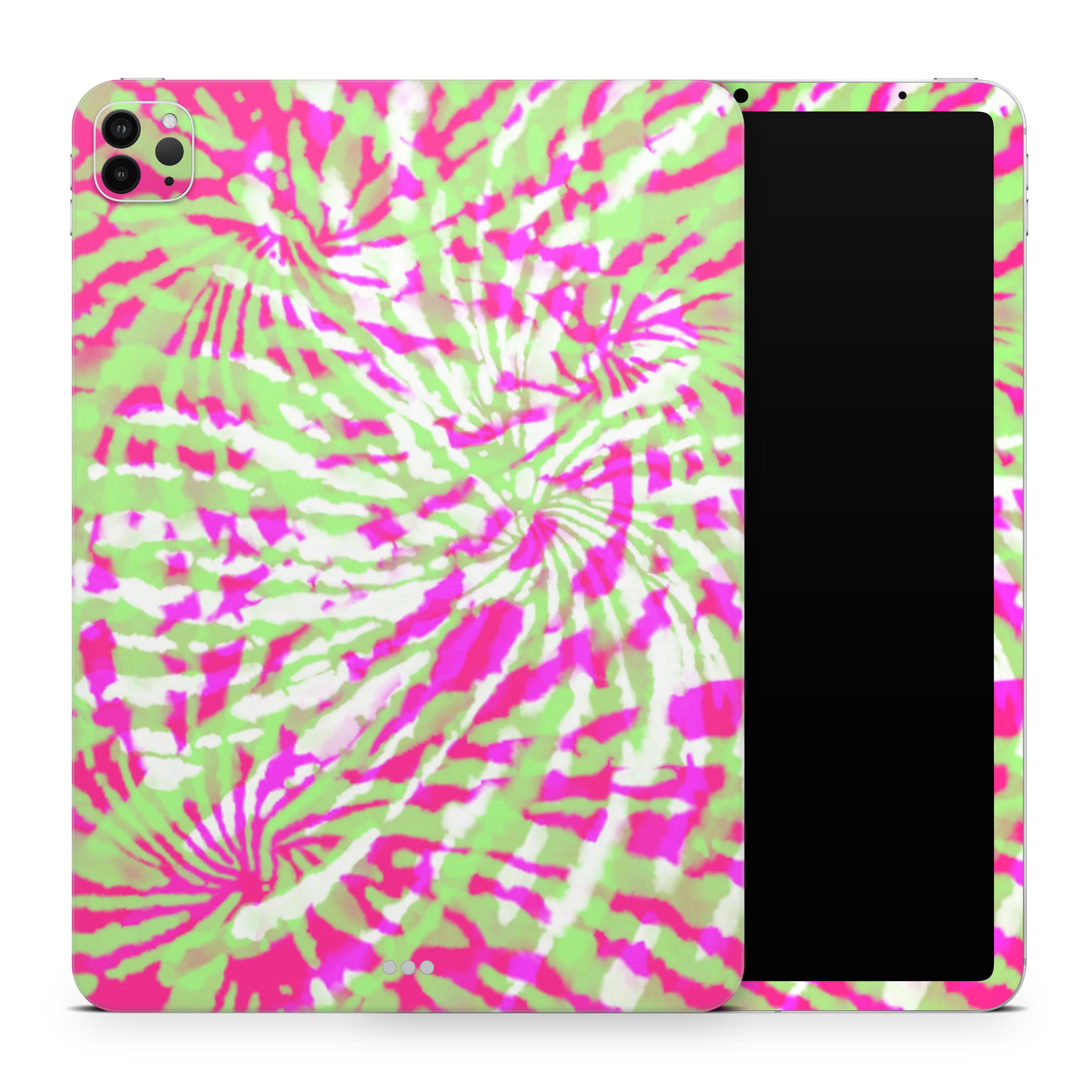 DesignSkinz Spiral Tie Dye V4 Full-Body Skin Decal Wrap Cover for iPad ...