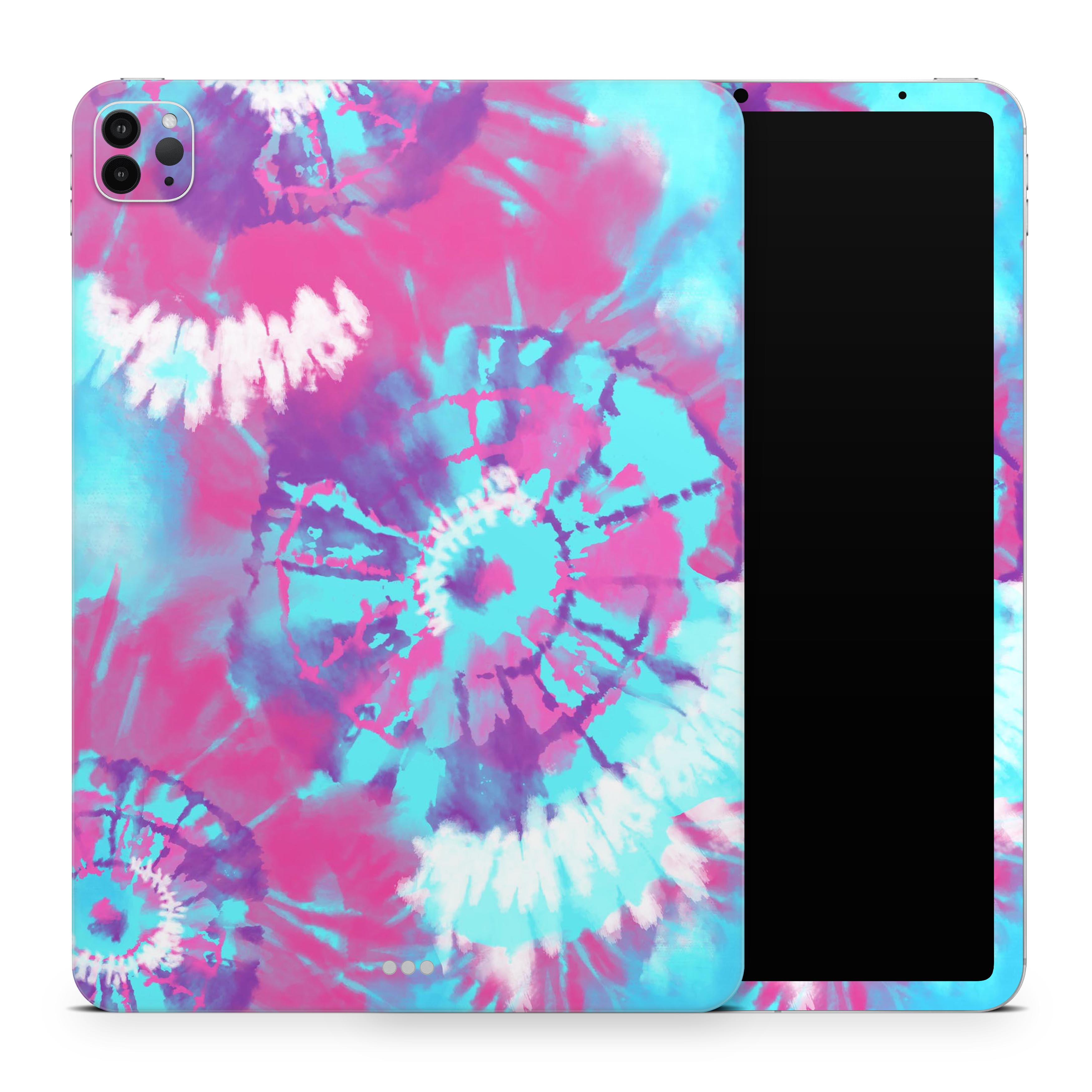 DesignSkinz Spiral Tie Dye V5 Full-Body Skin Decal Wrap Cover for iPad ...