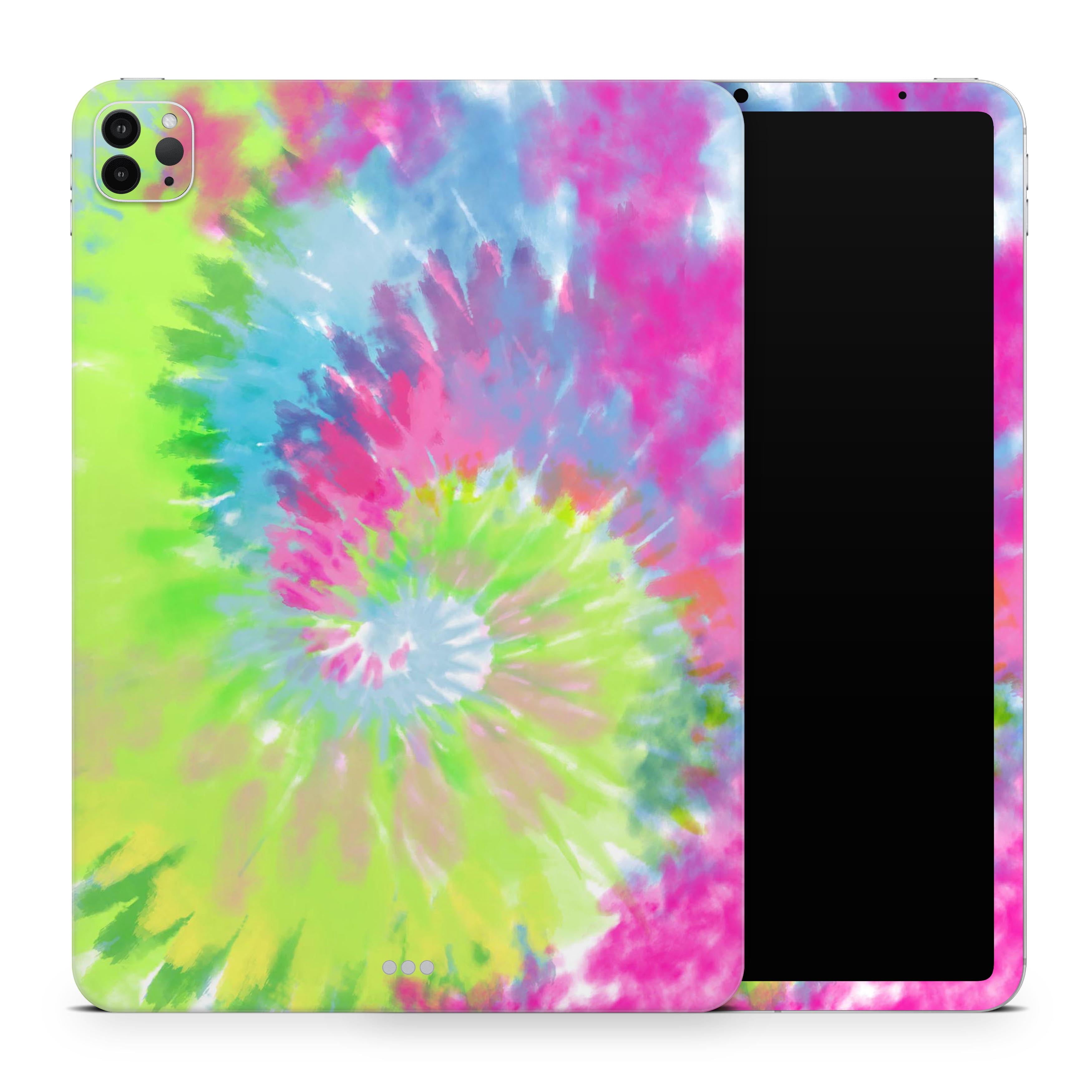 DesignSkinz Spiral Tie Dye V7 Full-Body Skin Decal Wrap Cover for iPad ...