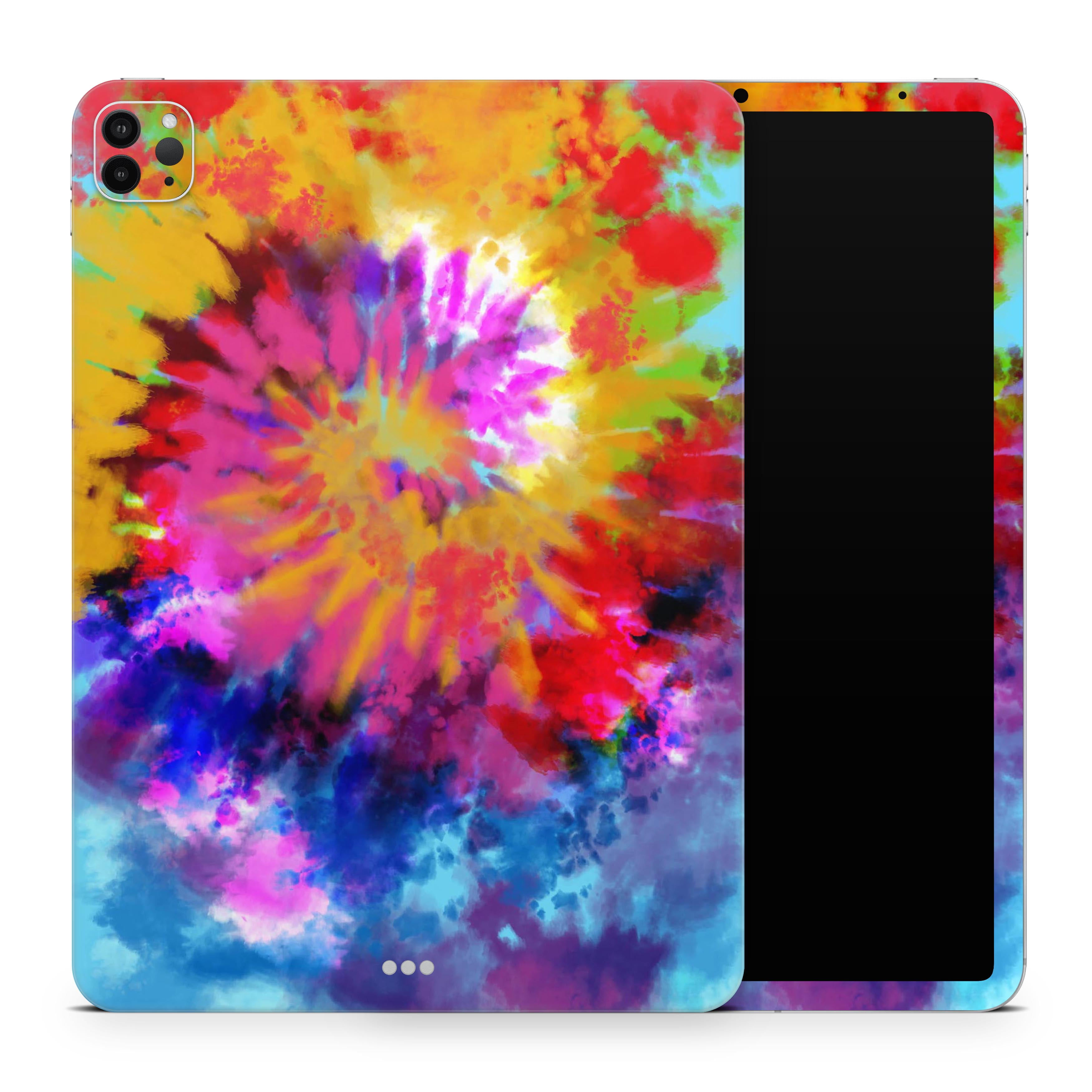 DesignSkinz Spiral Tie Dye V8 Full-Body Skin Decal Wrap Cover for iPad ...