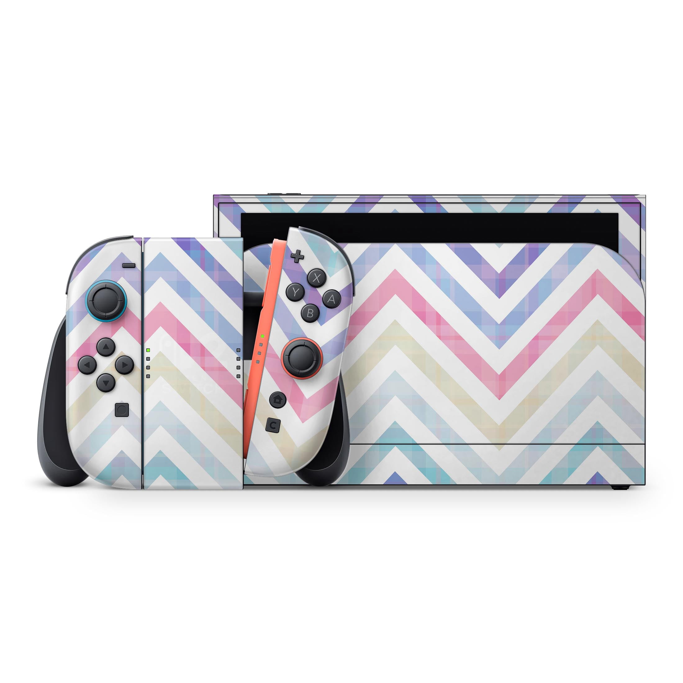 DesignSkinz Subtle Vintage Multi-Colored Chevron Pattern Full-Body Skin ...