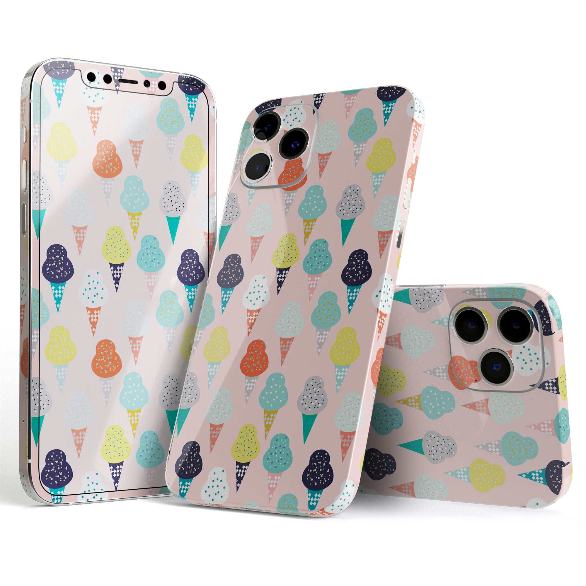 DesignSkinz The All Over Pink Ice Cream Cone Pattern Full-Body Skin ...