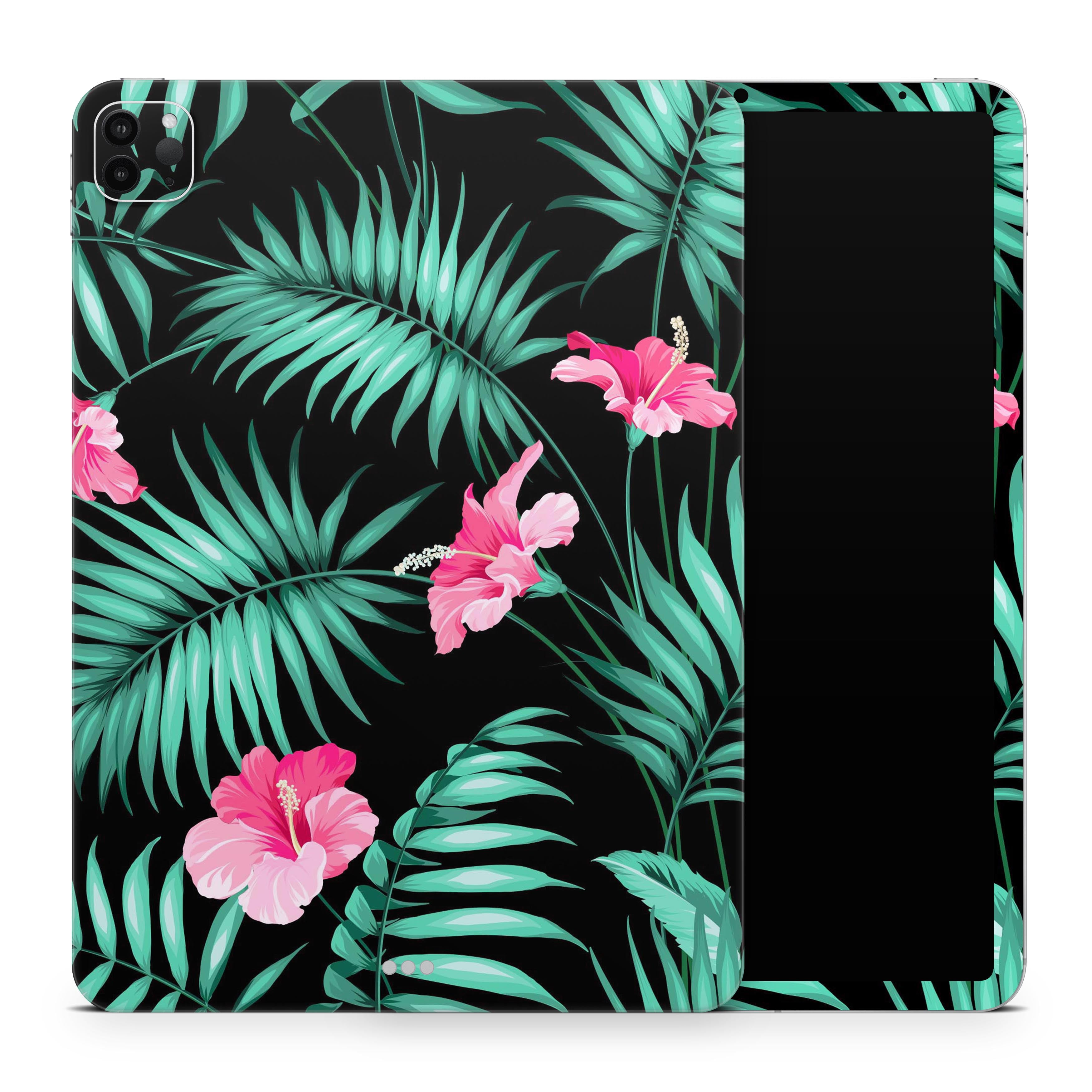 DesignSkinz Tropical Mint and Vivid Pink Floral Full-Body Skin Decal ...