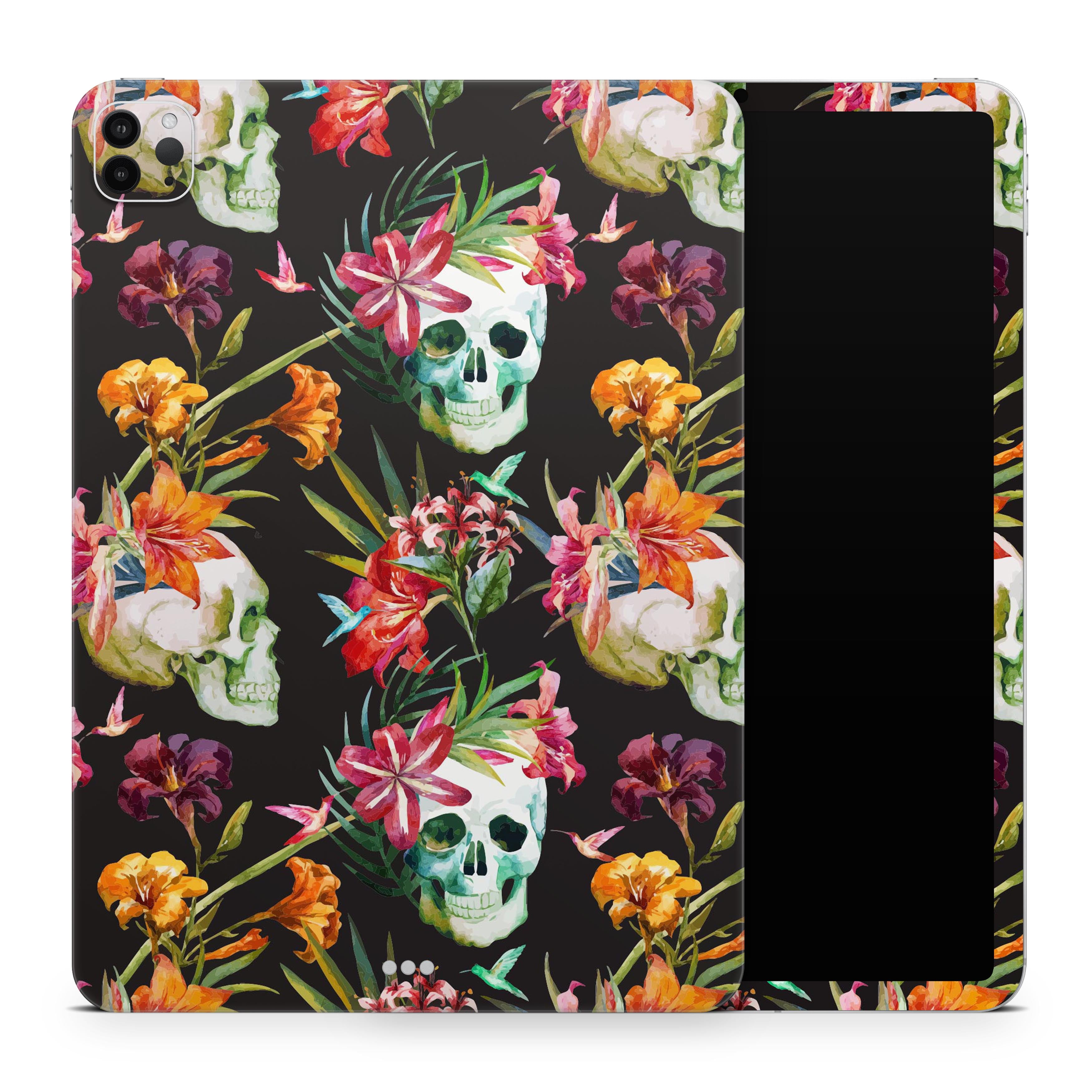 DesignSkinz Tropical Skull Floral Full-Body Skin Decal Wrap Cover for ...