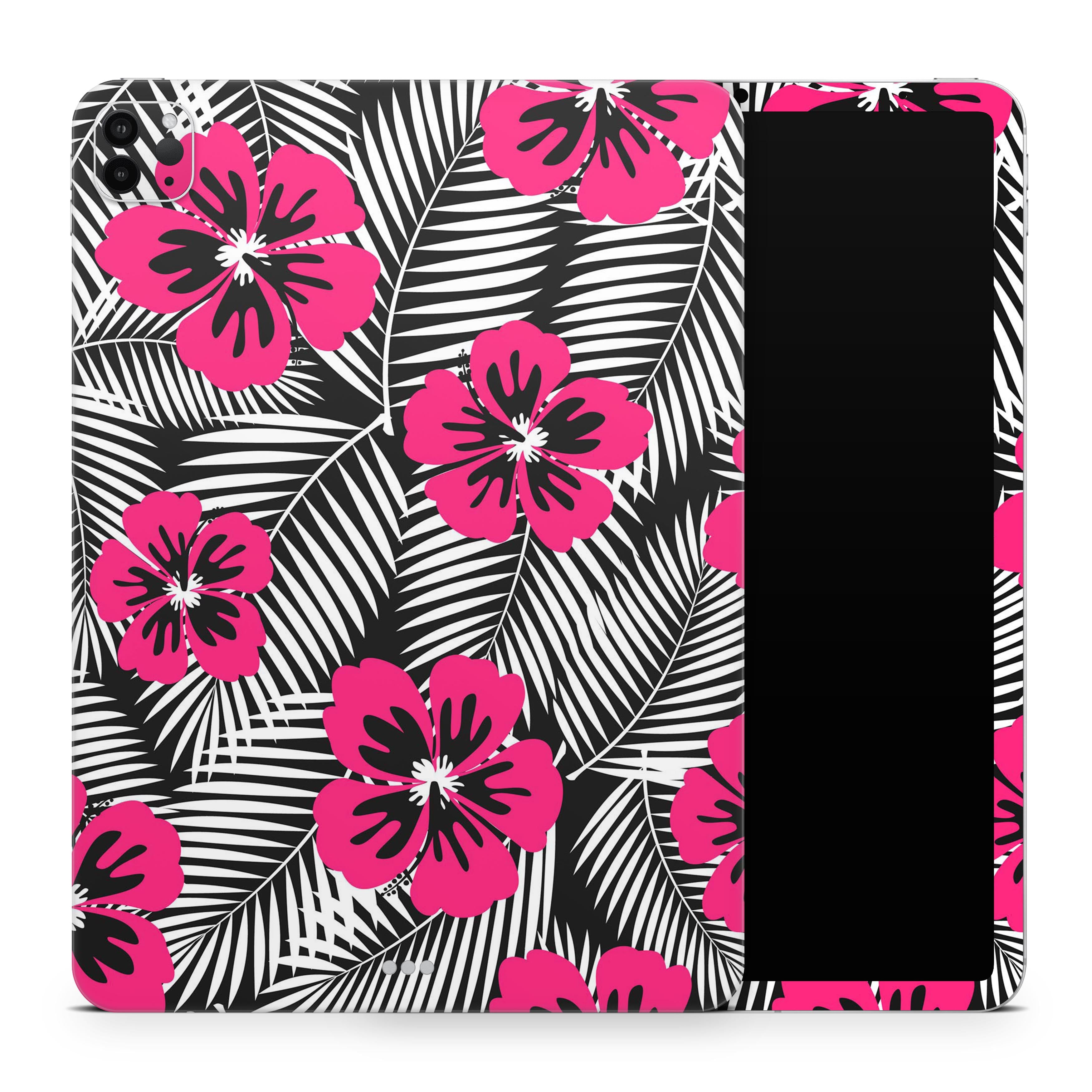 DesignSkinz Tropical Summer Hot Pink Floral Full-Body Skin Decal Wrap ...