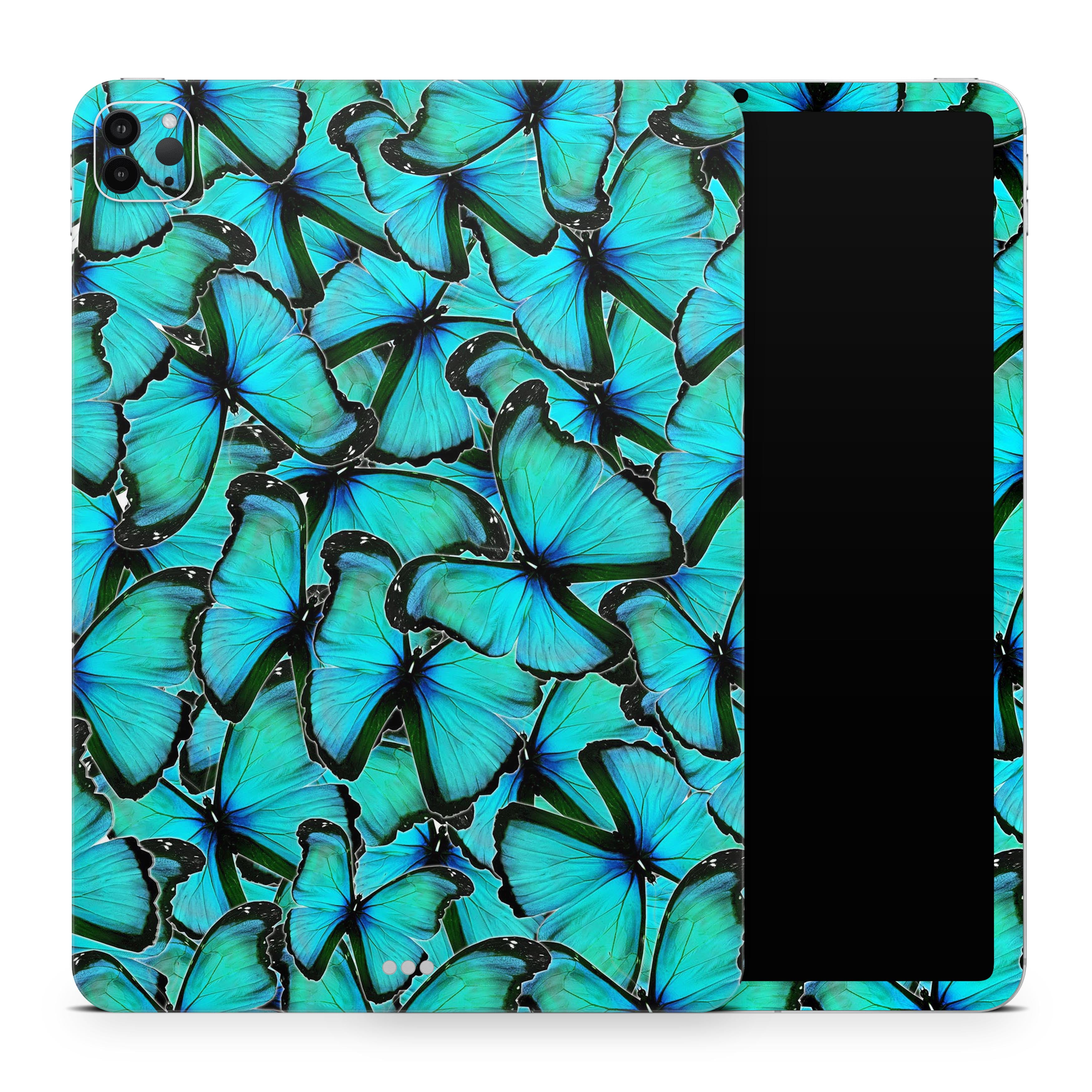 DesignSkinz Turquoise Butterfly Bundle Full-Body Skin Decal Wrap Cover ...