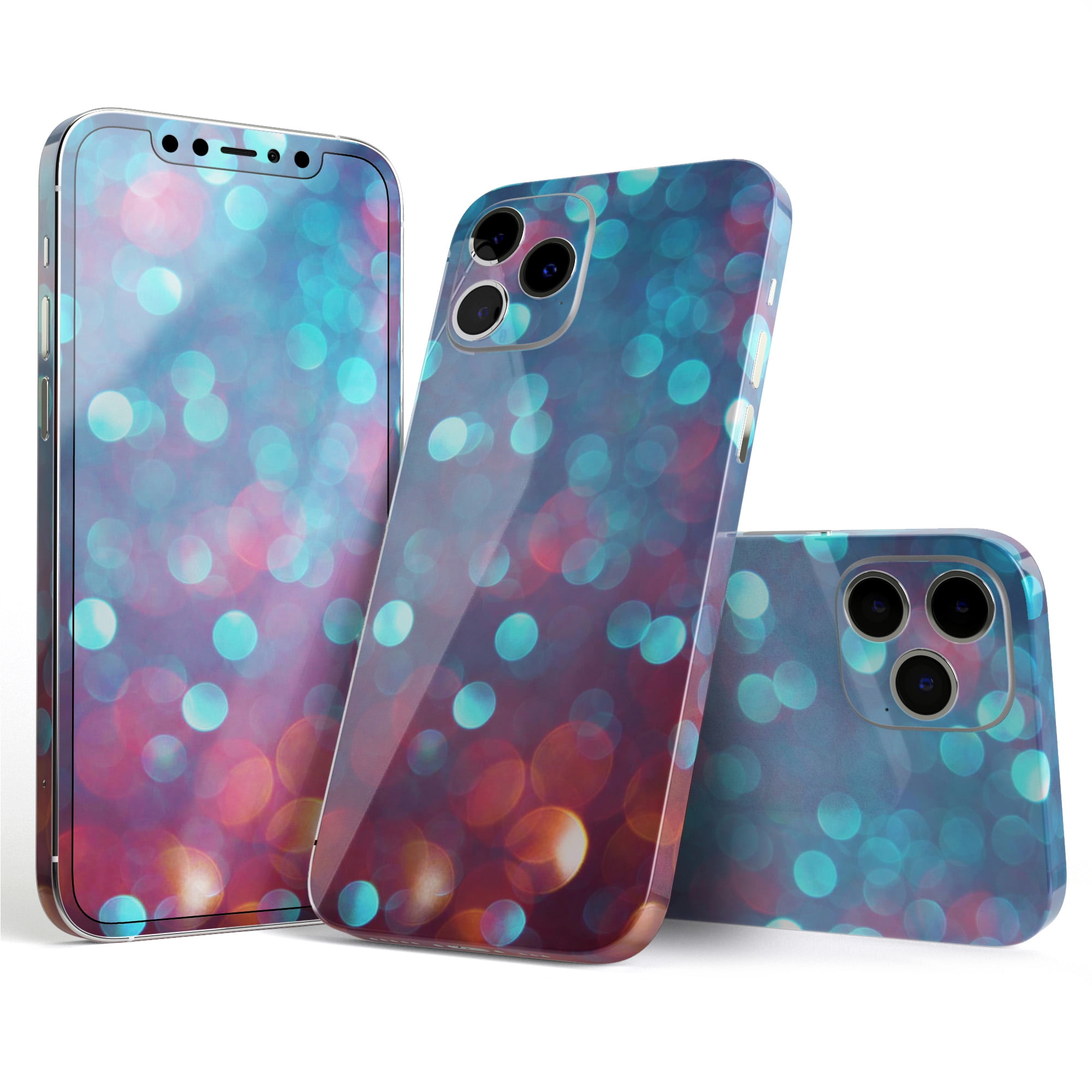 DesignSkinz Unfocused Blue and Red Orbs Full-Body Skin Decal Wrap Cover ...