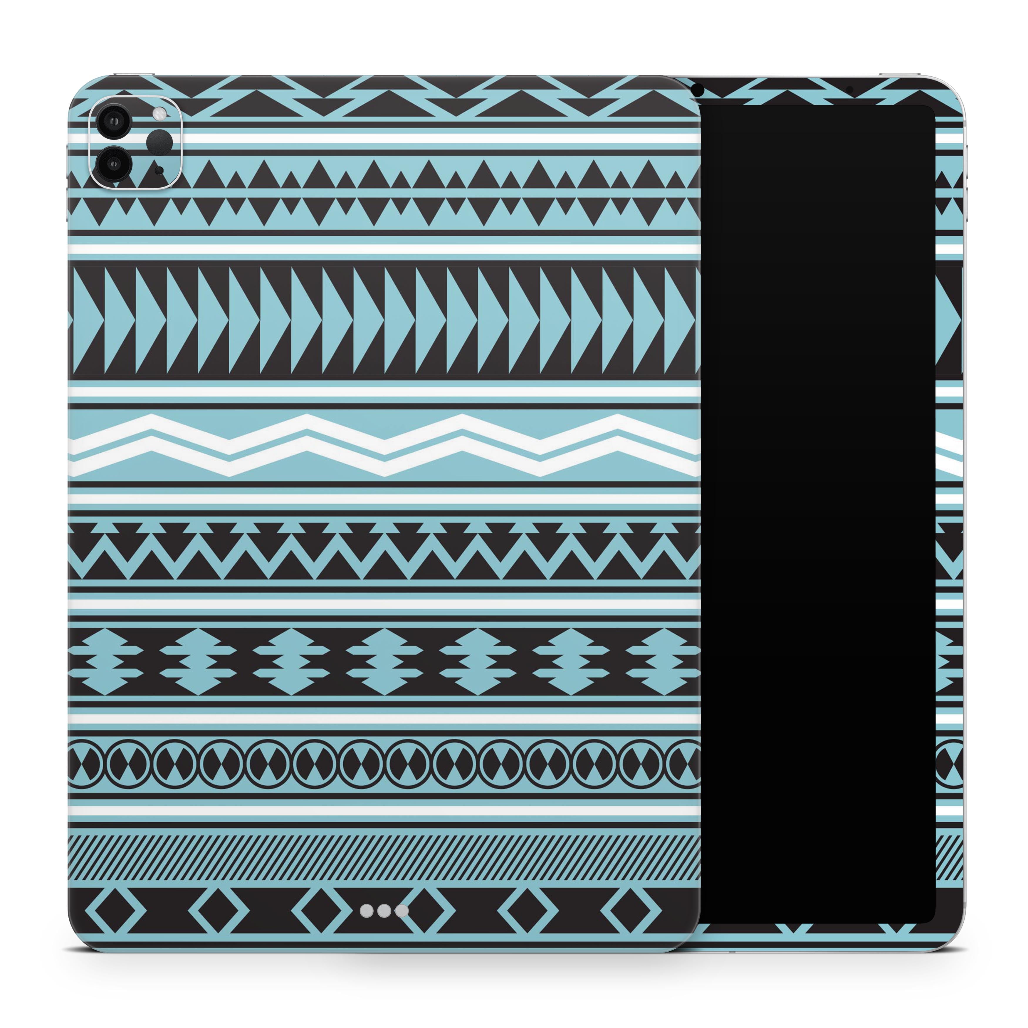 DesignSkinz Vector Blue & Black Aztec Pattern V2 Full-Body Skin Decal ...