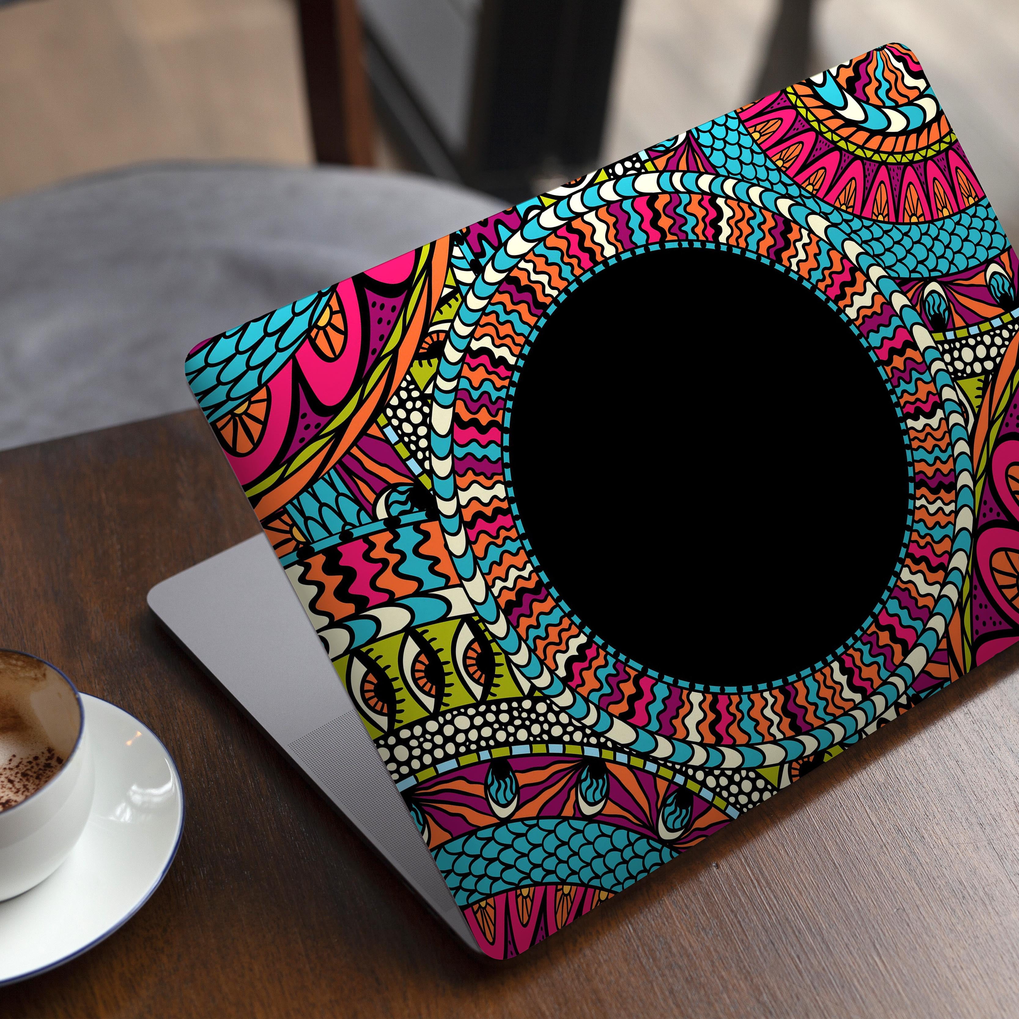 DesignSkinz Vector Colored Aztec Pattern WIth Black Connect Point Full ...