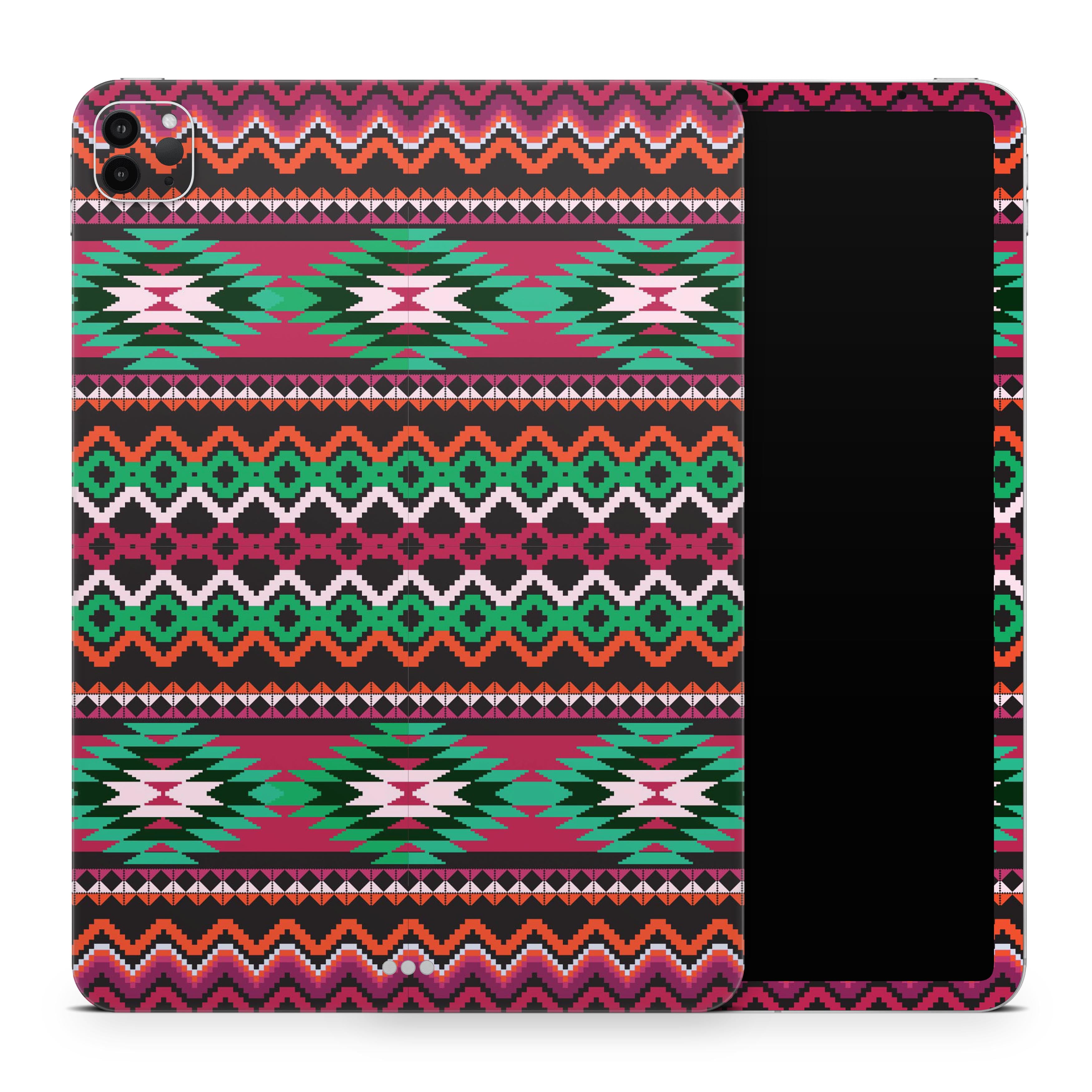 DesignSkinz Vector Green & Pink Aztec Pattern Full-Body Skin Decal Wrap ...